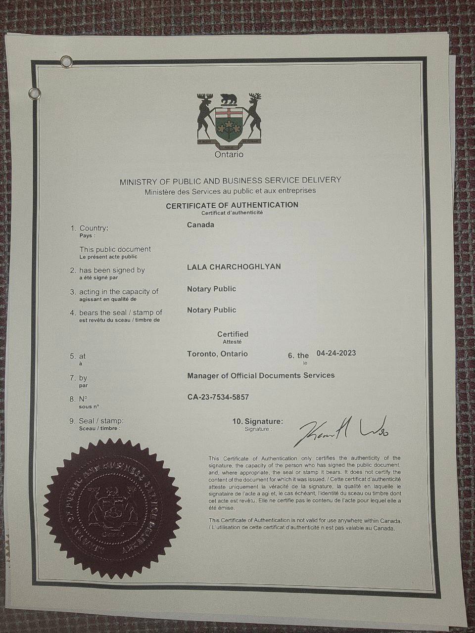 ISAEV | Turnkey Legalization and Authentication of Documents ᐈ isaev.ca