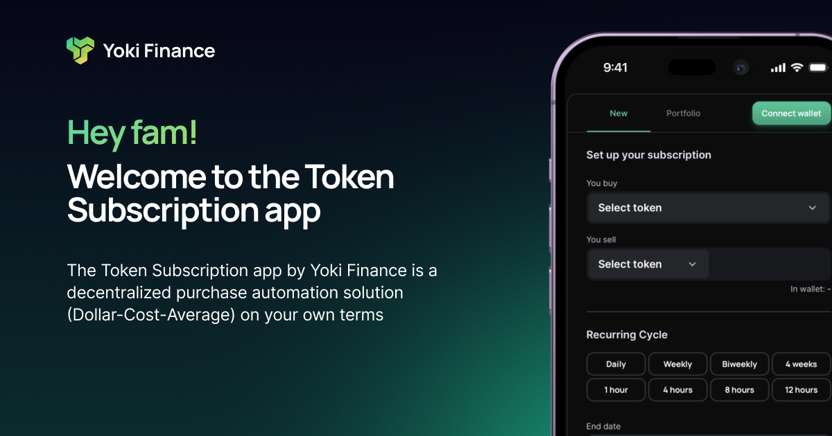 Welcome to the Token Subscription app