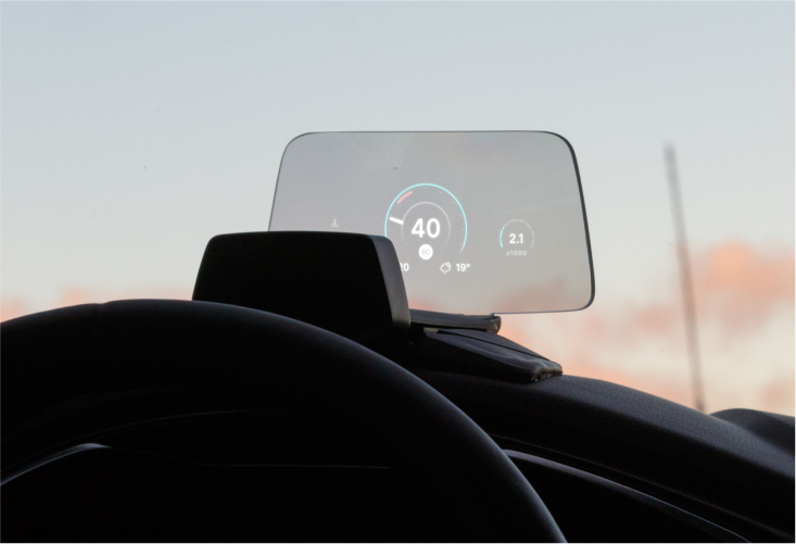 Heads-up display to stay focused on the road | HUDWAY Drive
