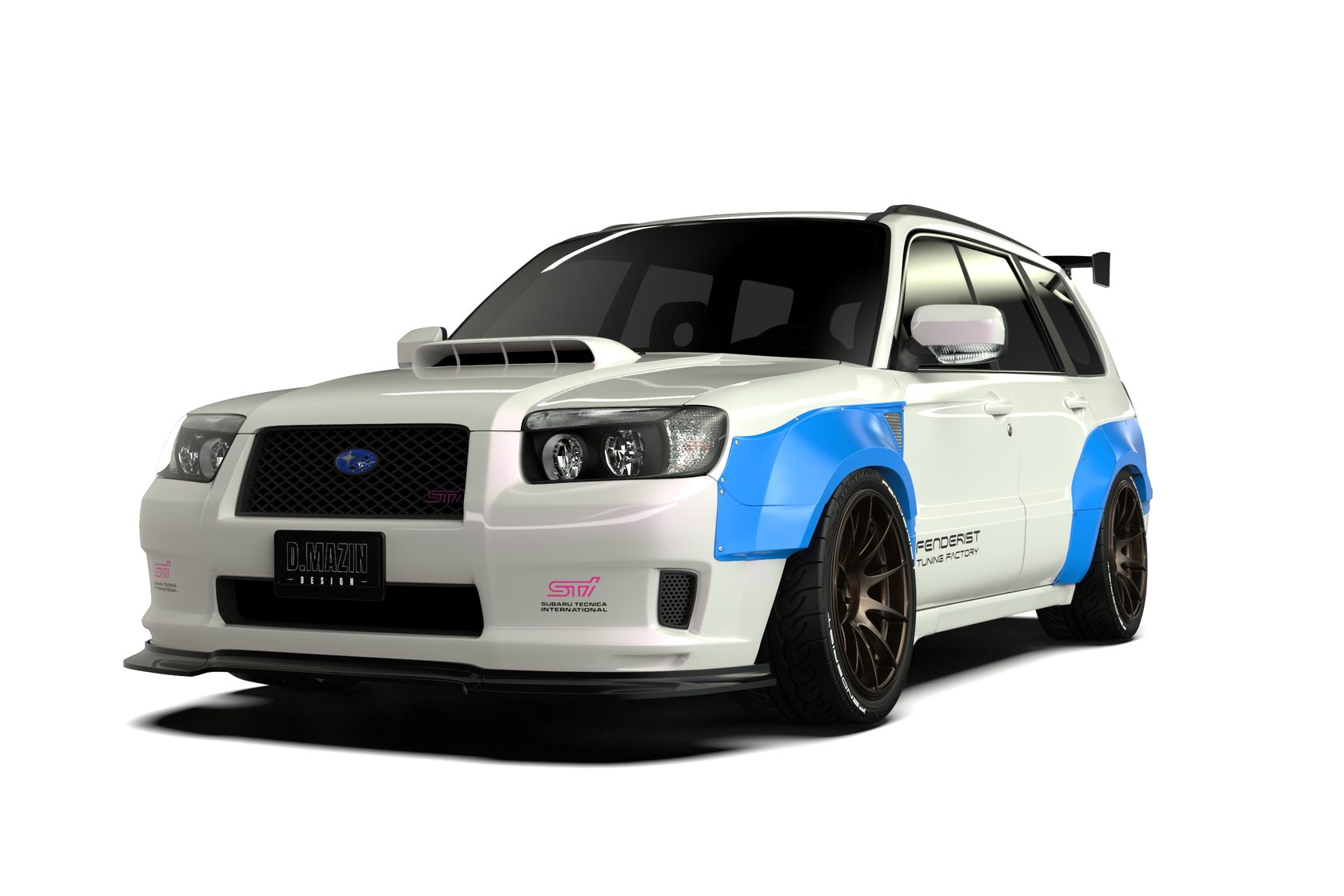 FENDERIST SPEC S Fender Flares Set / Wide Body Kit Ver.2 SUBARU ...