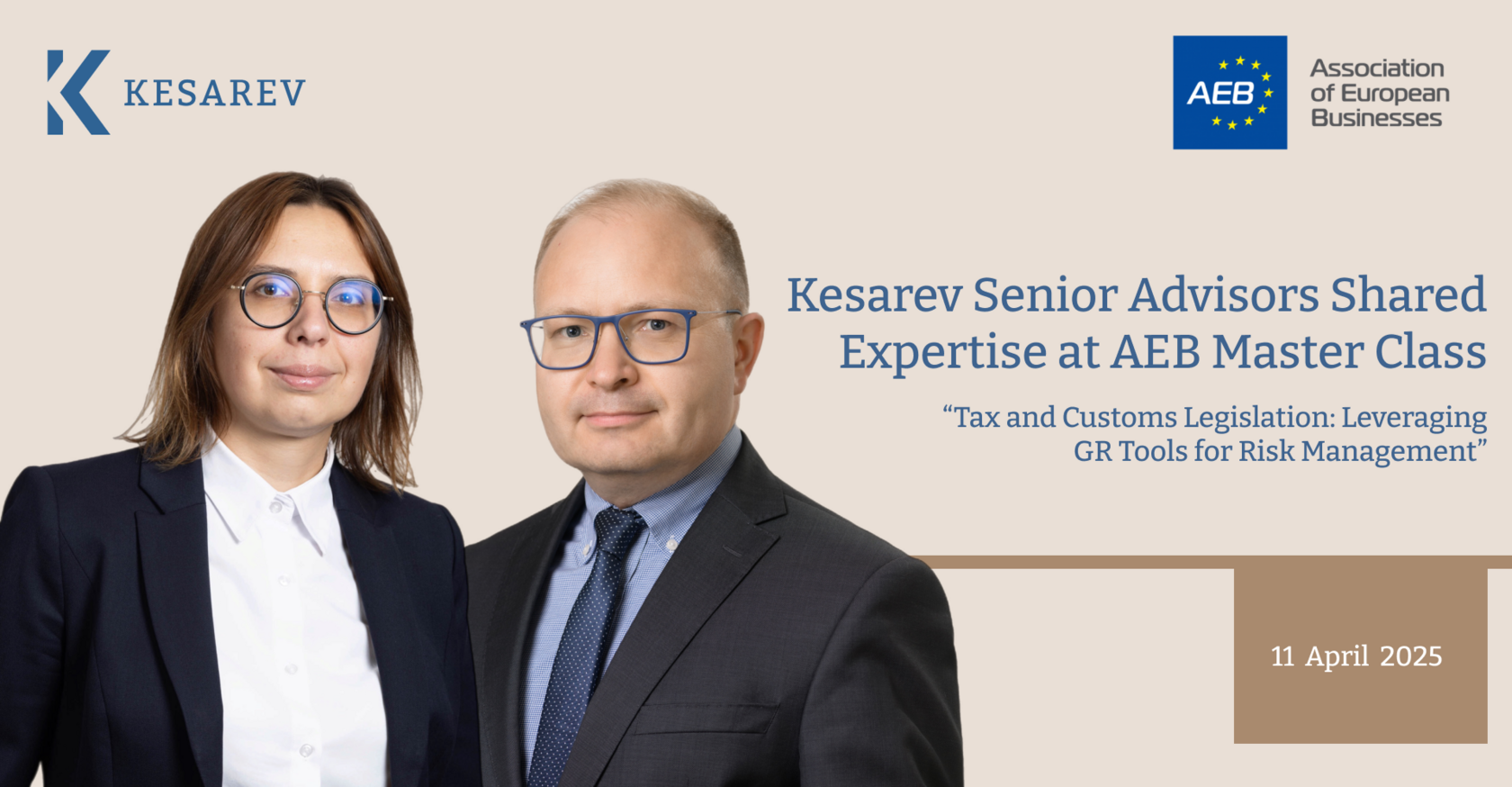 Kesarev Senior Advisors Shared Expertise at AEB Master Class