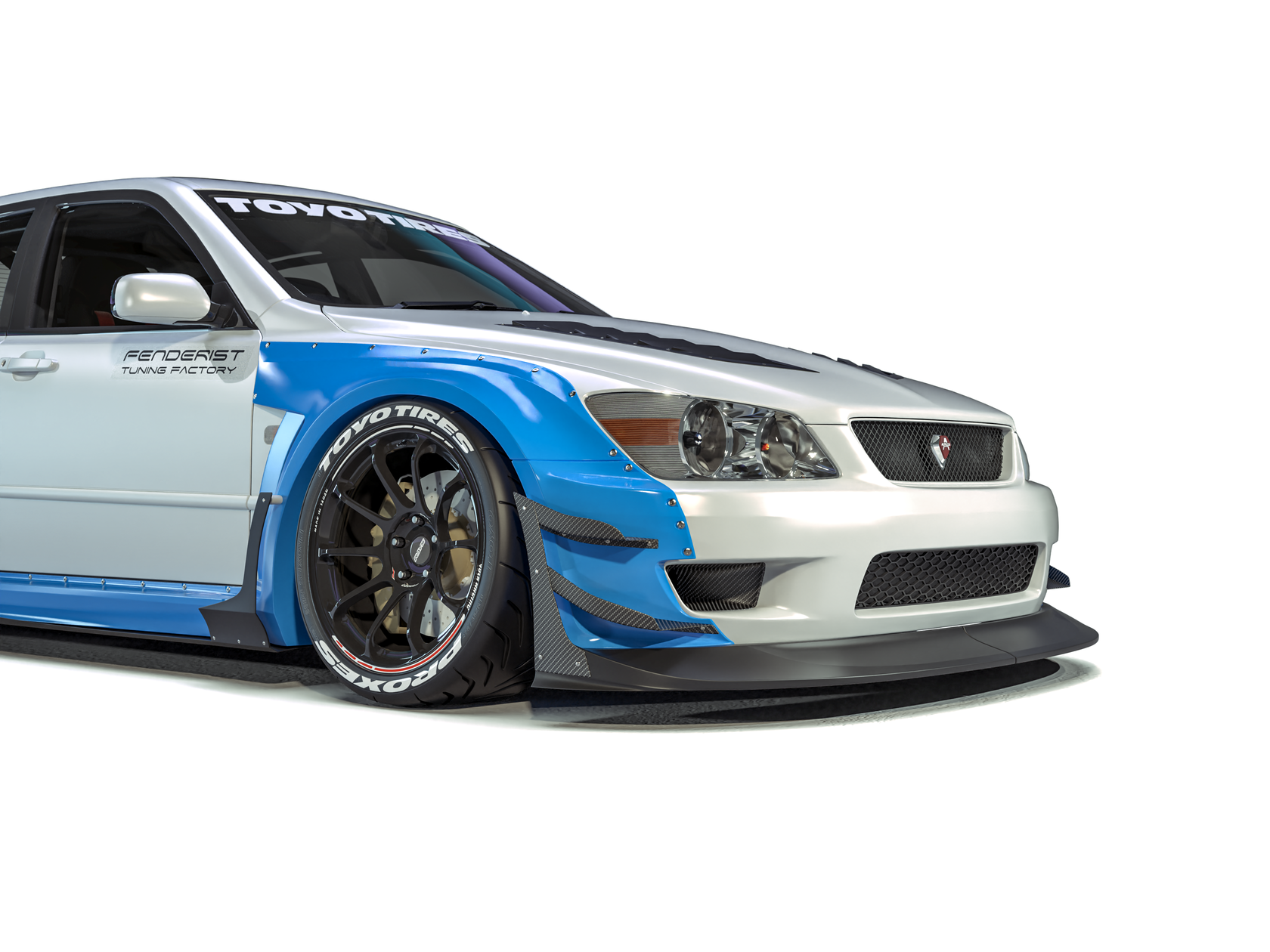FENDERIST SPEC S GRIP 60mm / WIDE BODY KIT FENDER FLARES SET TOYOTA ...