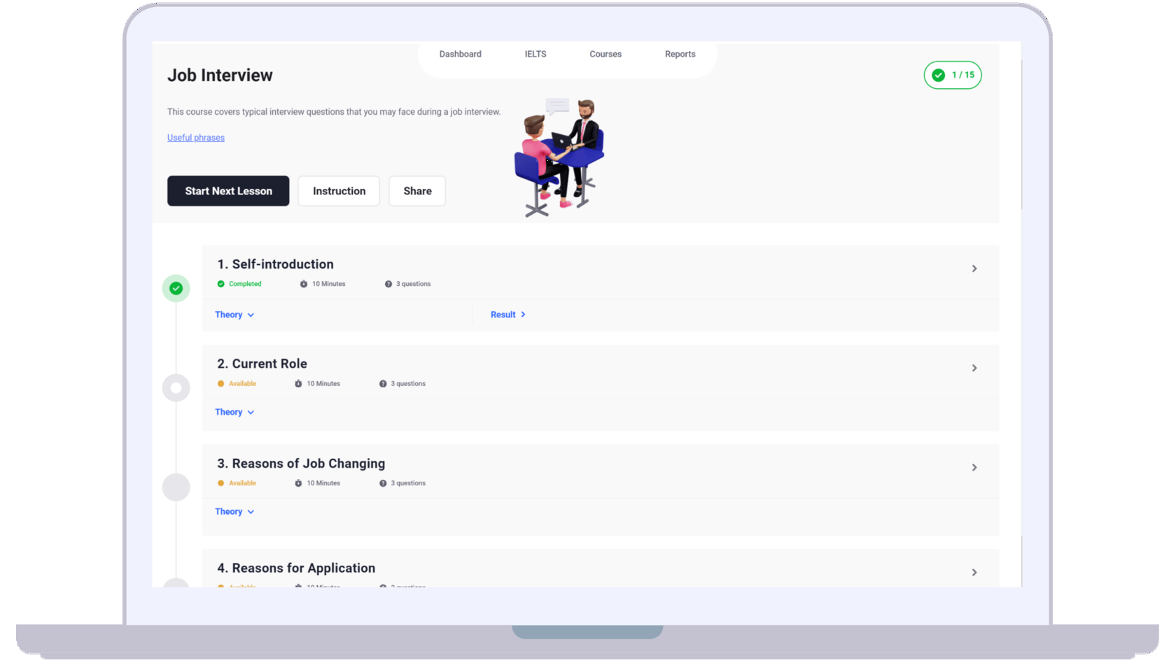Mock up Job Interview in English – Online Simulator