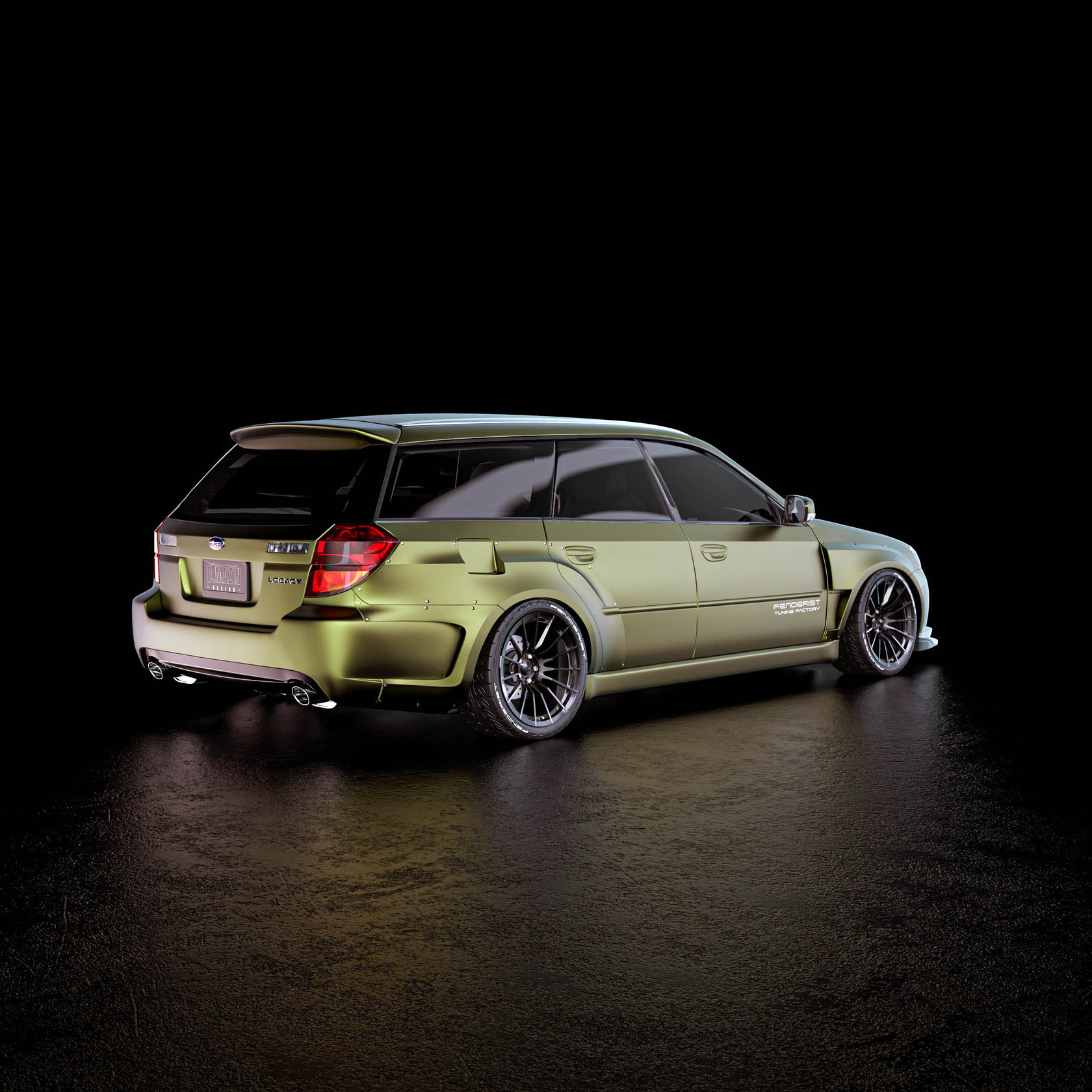 Front splitter SUBARU Legacy Wagon Type B 03-06