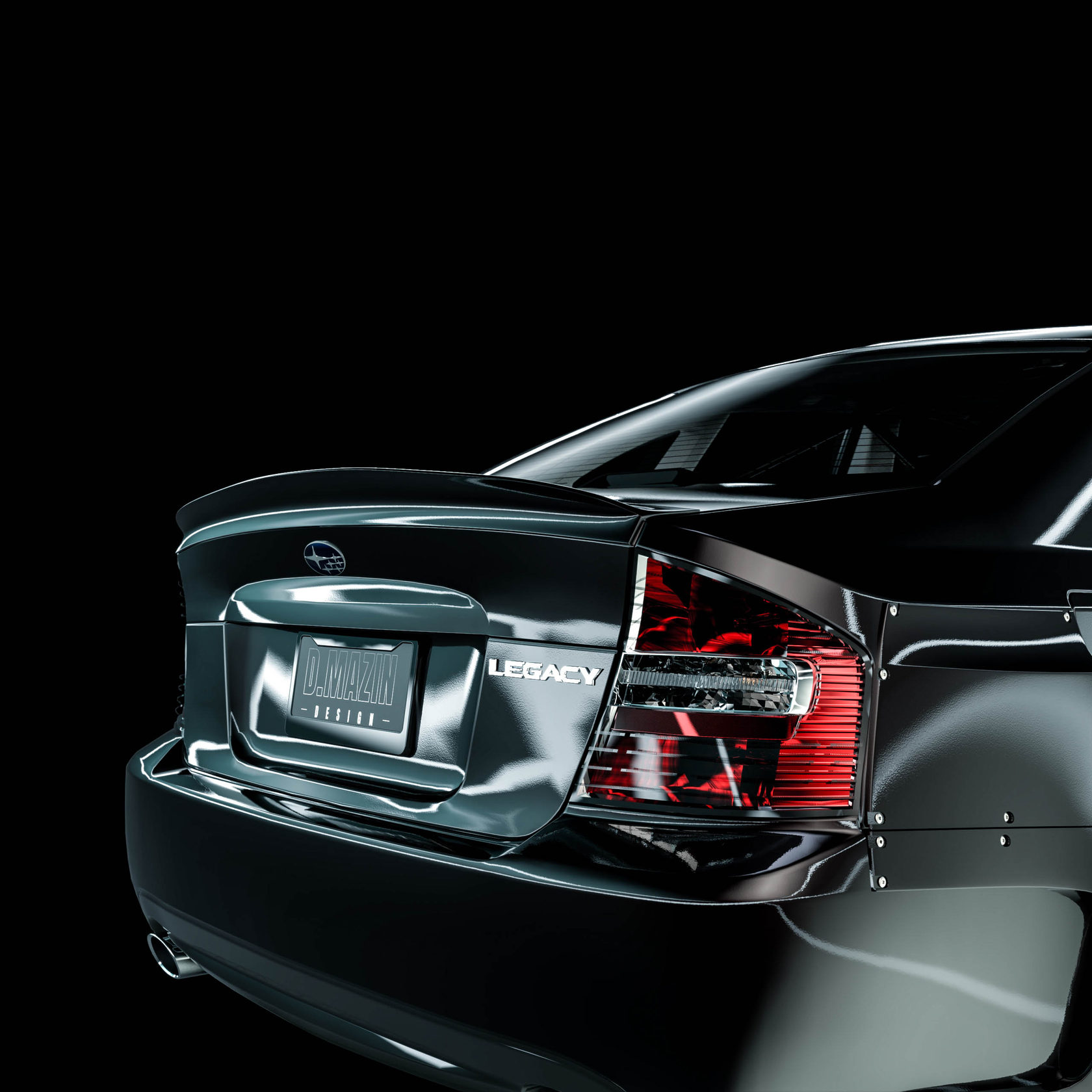 Rear Spoiler SUBARU Legacy B4 03-06