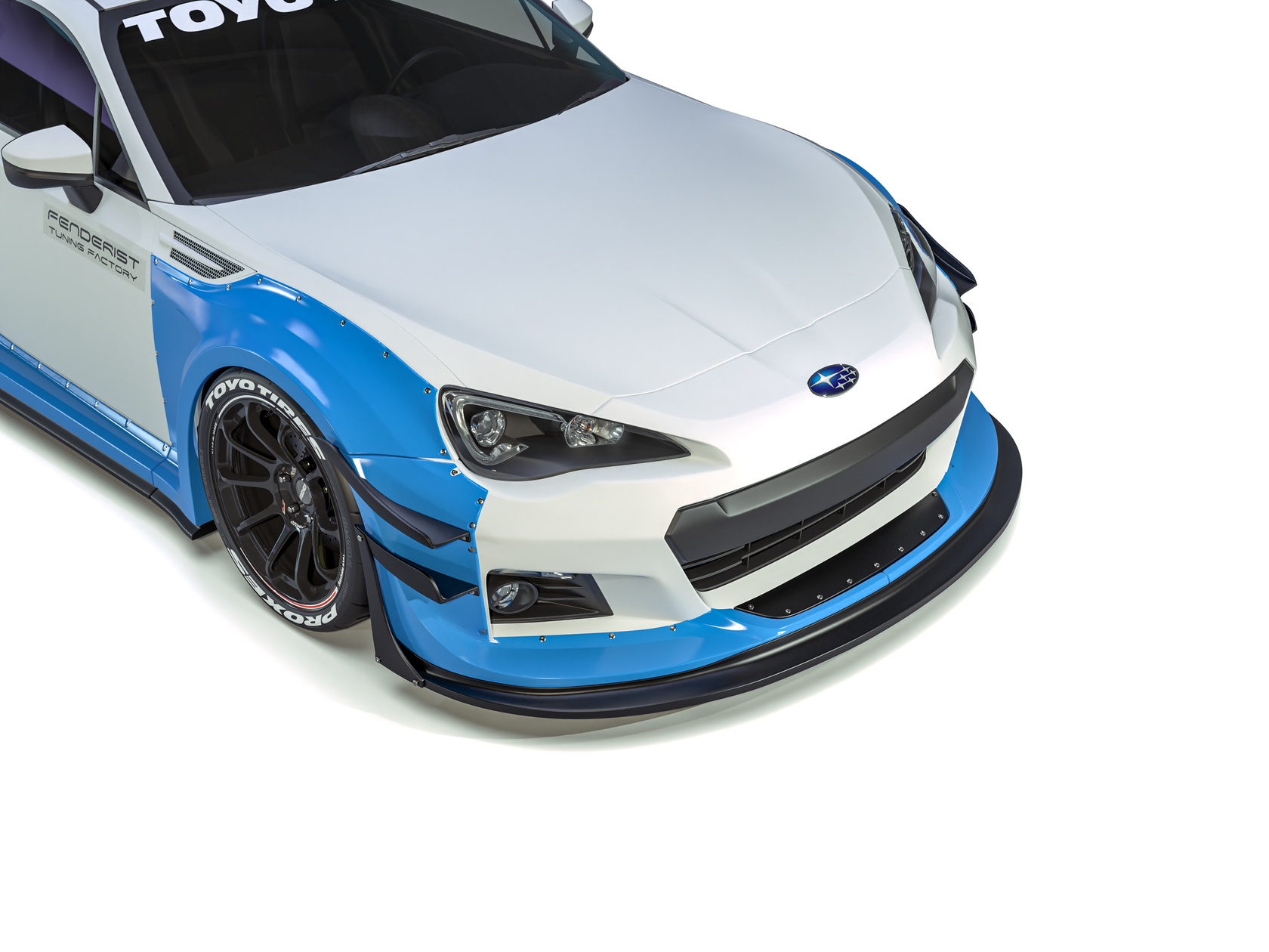 Full FENDERIST SPEC R kit / WIDE BODY KIT SUBARU BRZ 2011-2017
