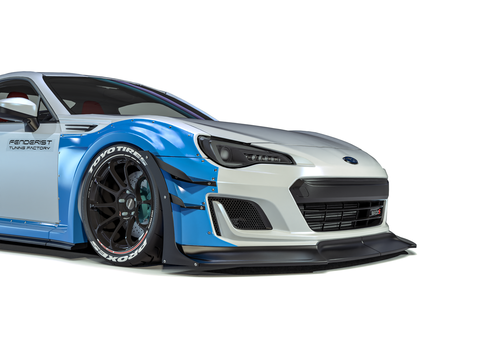Full FENDERIST SPEC R kit / WIDE BODY KIT SUBARU BRZ 2017-2020