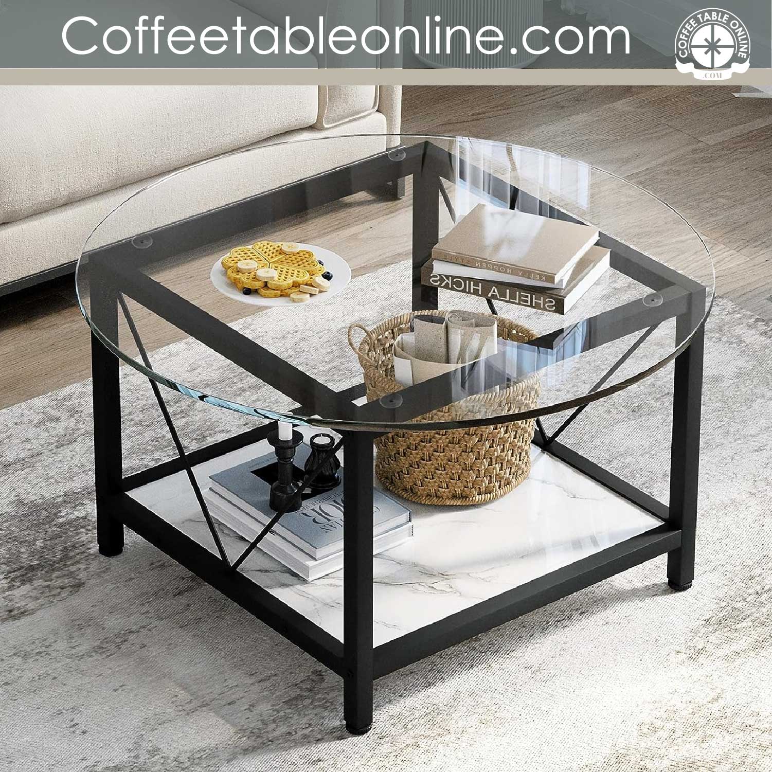 24 Small Round Glass Coffee Tables | A Guide to Decorating and Maintaining