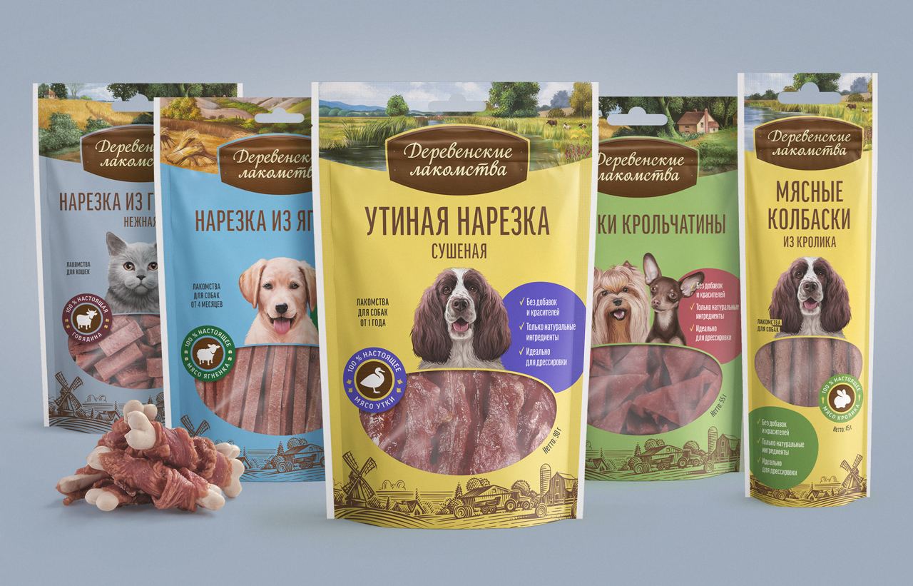 Лакомства для собак – купить в интернет-магазине Деревенские лакомства
