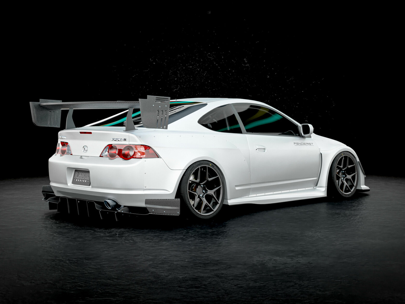 FENDERIST SPEC R Full Set / WIDE BODY KIT HONDA INTEGRA / ACURA RSX ...