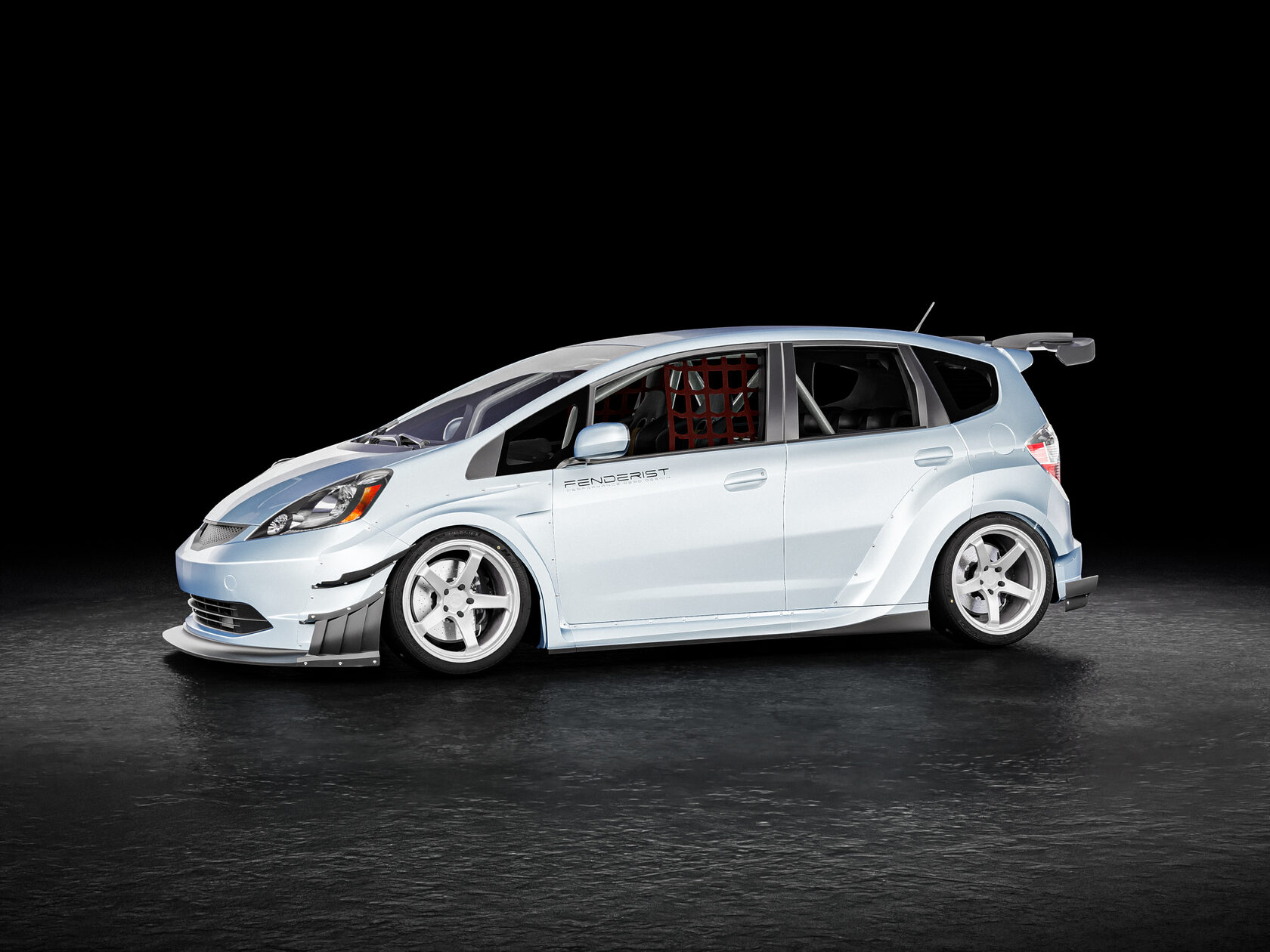 FENDERIST SPEC S Fender Flares Full Set / WIDE BODY KIT HONDA FIT ...