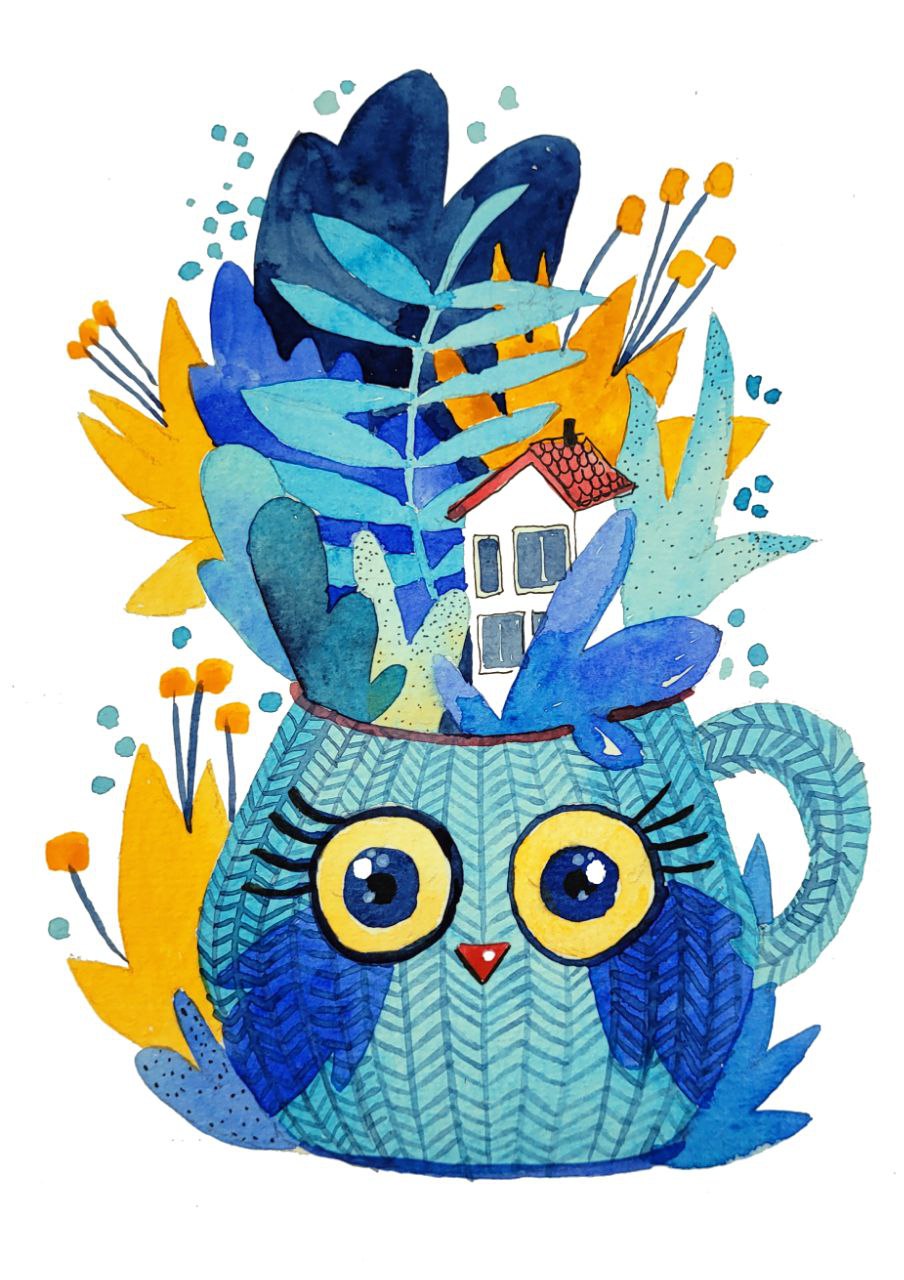 Illustration for Kids. Online Drawing Lessons for Kids.