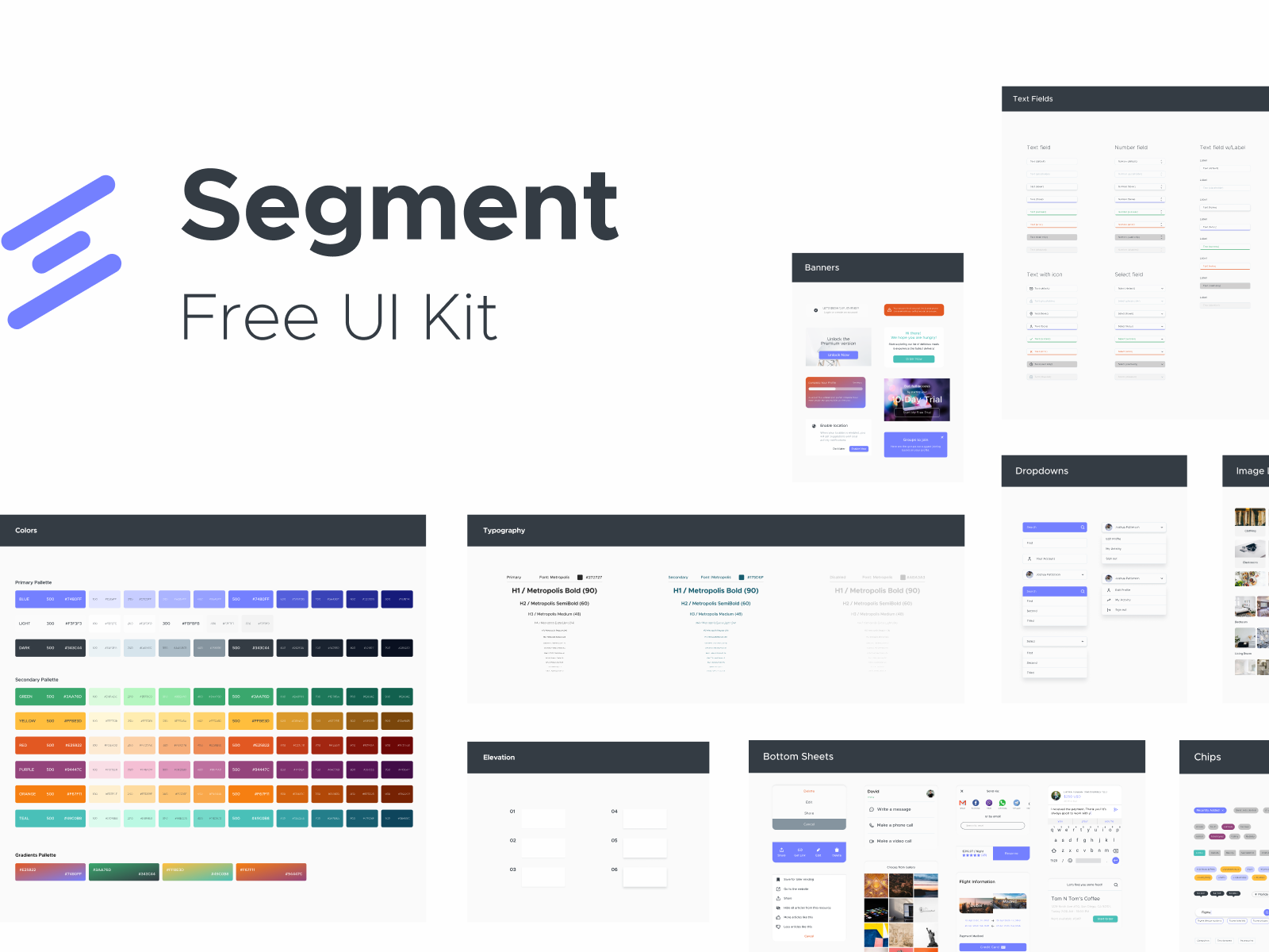 Free Figma Android UI kit with mobile app templates