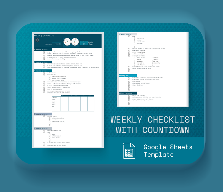Templates for Google Sheets