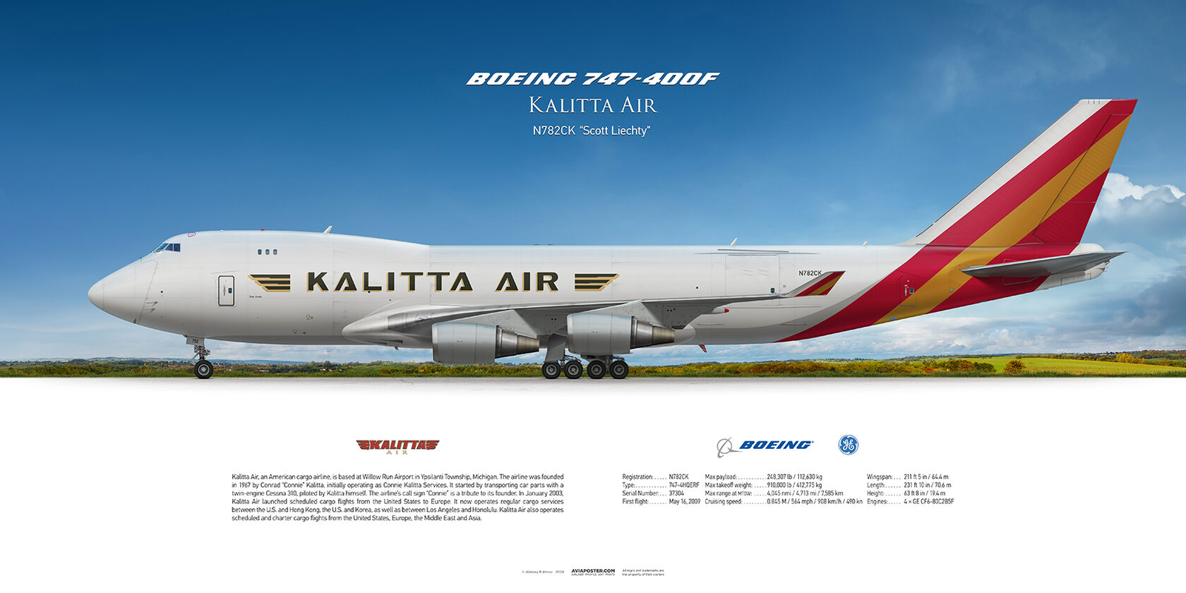 Fine Airliner Profile At Prints | Civil Aviation Posters | Aviaposter