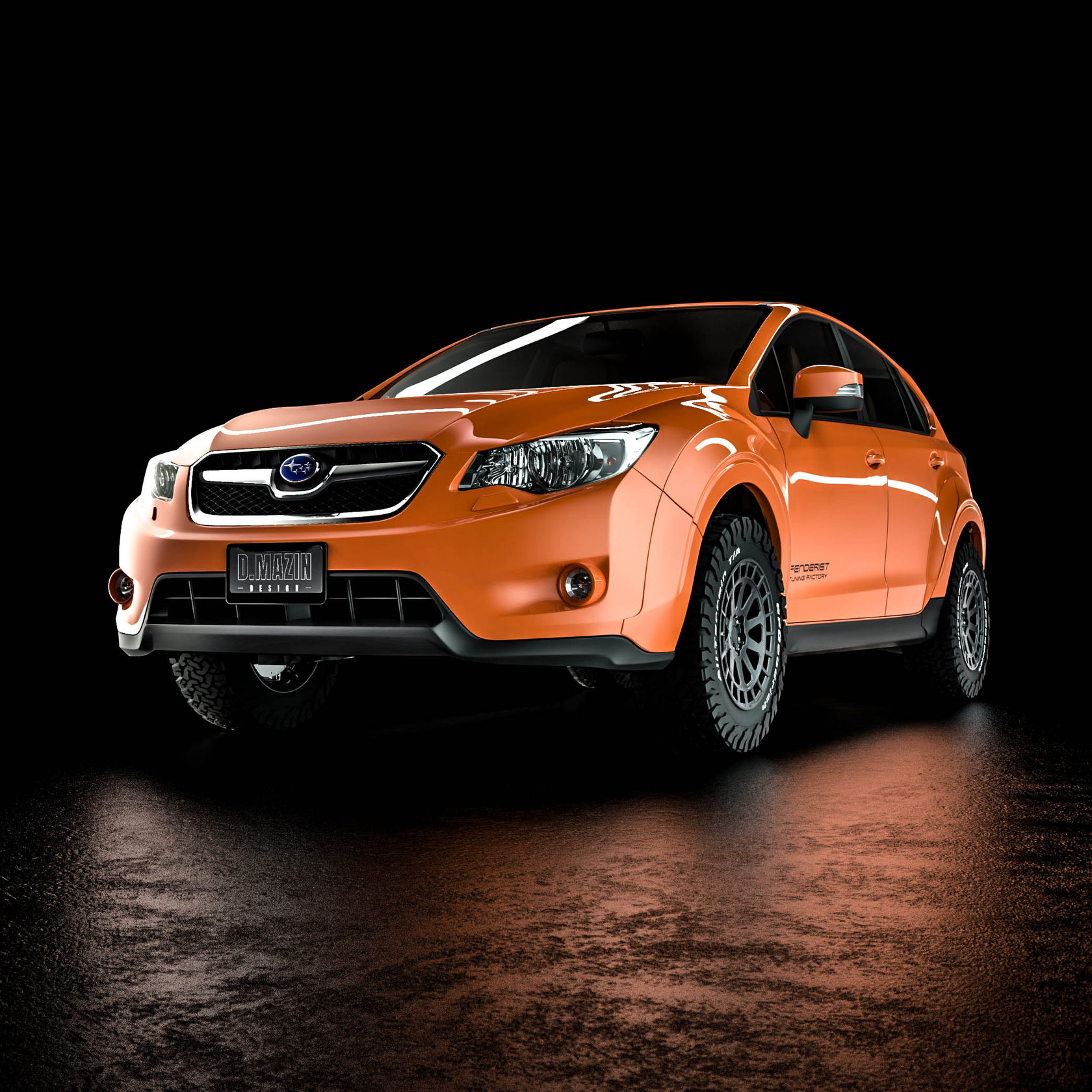 Fender Flares Set / WIDE BODY KIT SUBARU XV 14-18