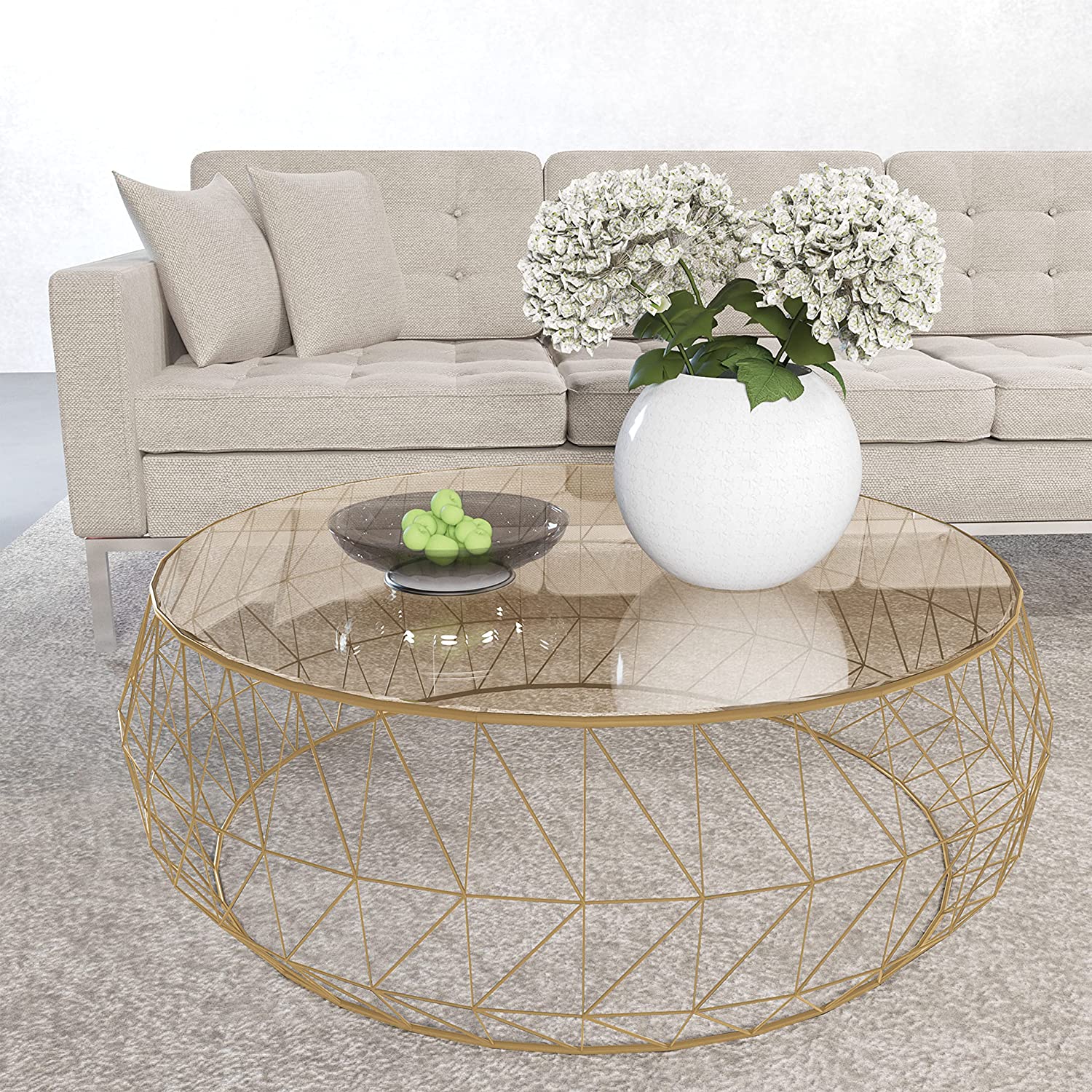 30 Metal Round Coffee Tables For Your Home