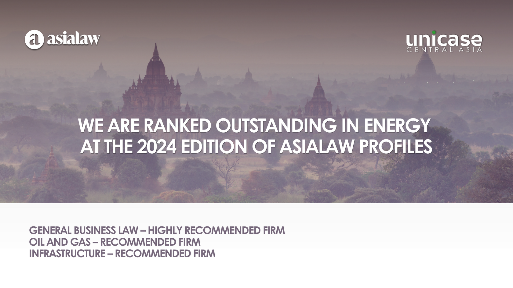 Unicase Achieves Multiple Recognitions in 2024 Asialaw Rankings