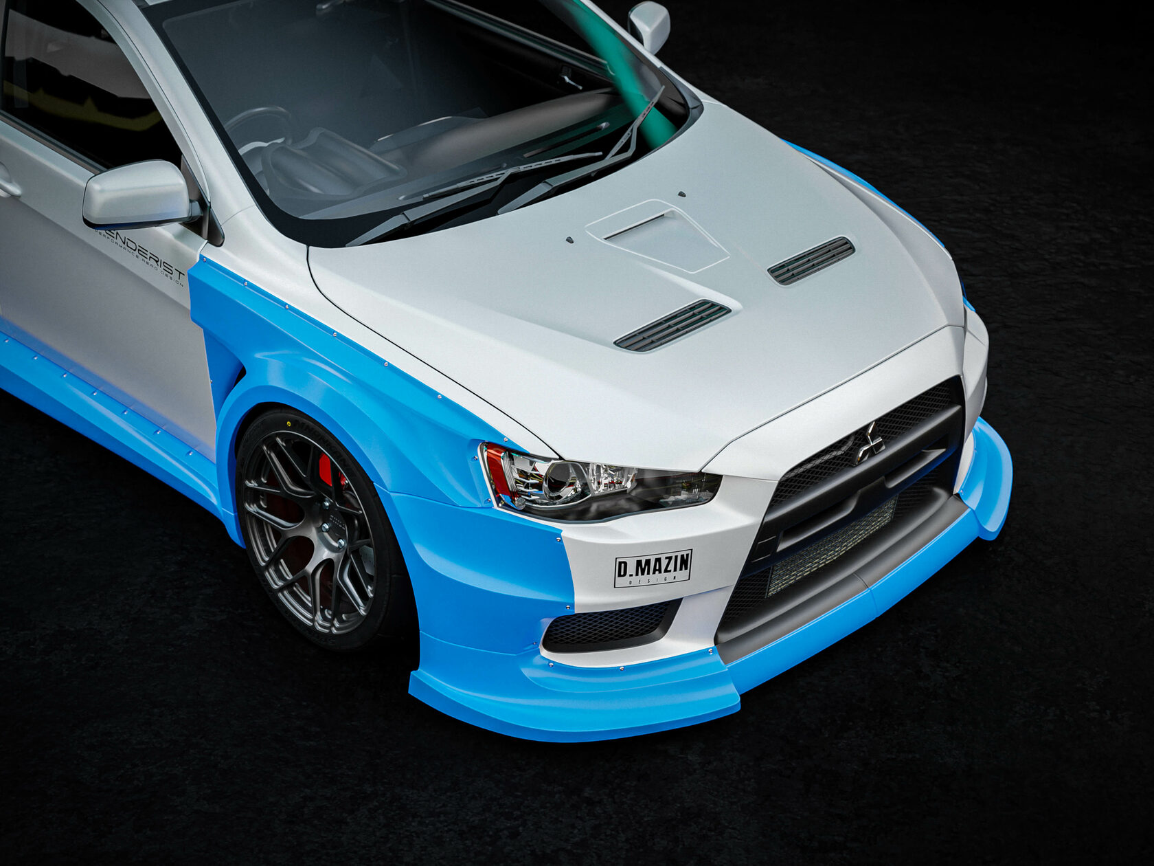 FENDERIST SPEC S Full Set / WIDE BODY KIT MITSUBISHI LANCER EVO X 2008-2015