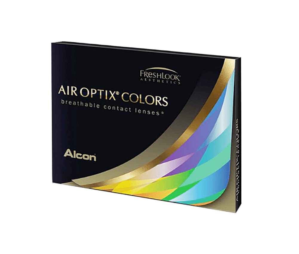 Кольорові контактні лінзи Air Optix Aqua Colors (2 шт)+ розчин в ...