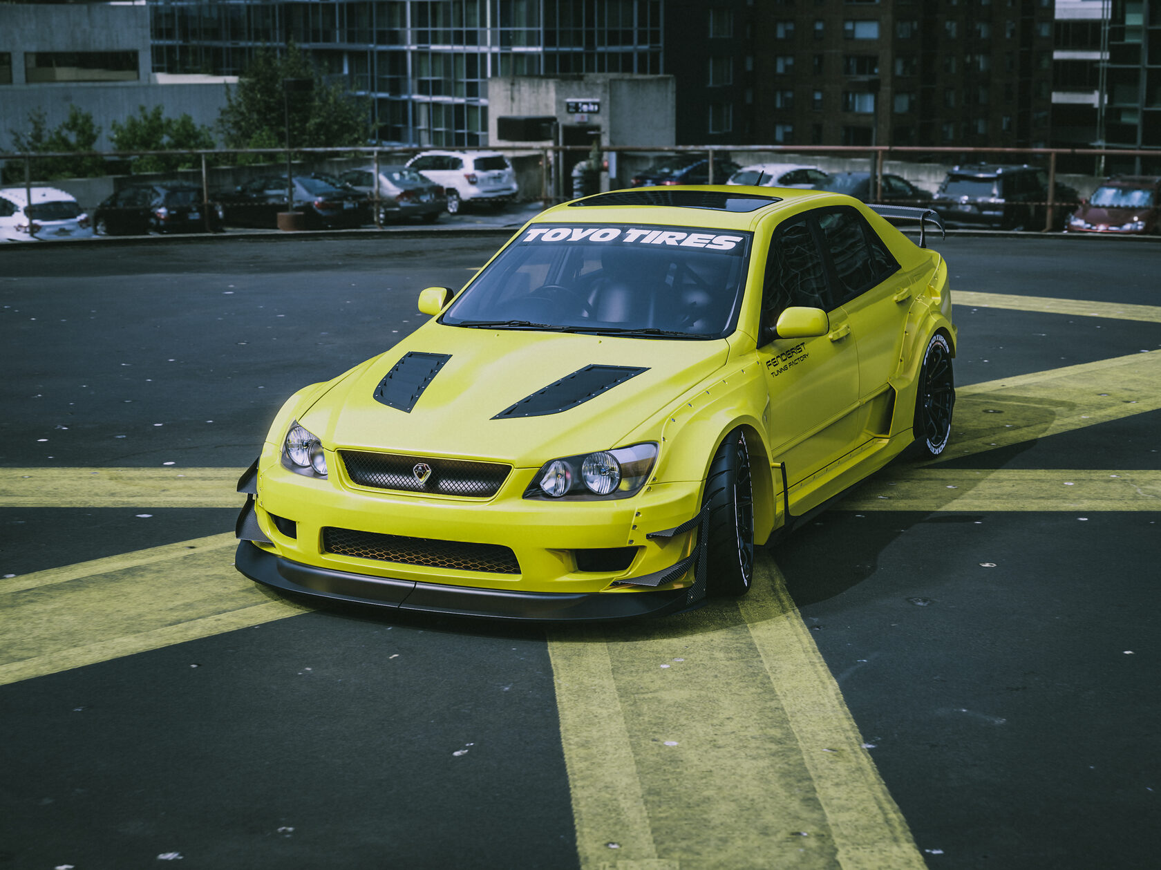 Full FENDERIST SPEC R DRIFT kit / WIDE BODY KIT TOYOTA ALTEZZA / LEXUS ...