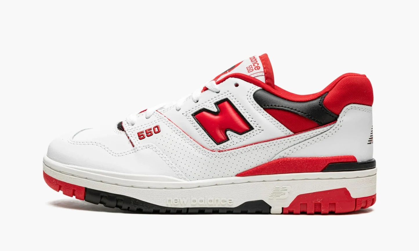 Купить NEW BALANCE 550 WHITE/RED - 100% оригинал