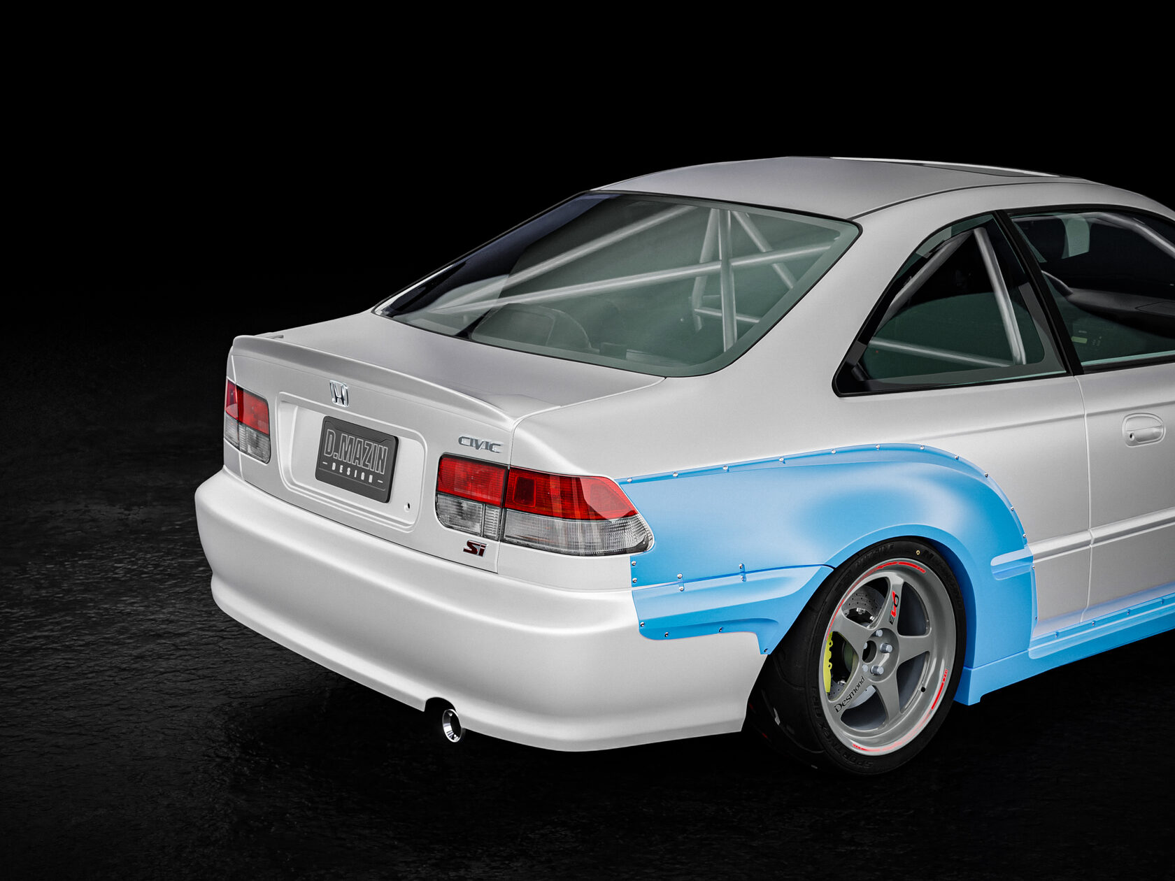 Full FENDERIST SPEC S set / WIDE BODY KIT Honda Civic COUPE 98-00