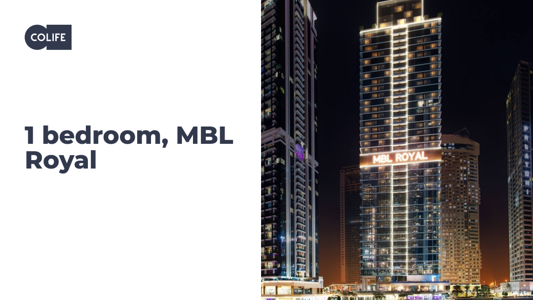 1 bedroom apartment, MBL Royal, 3773