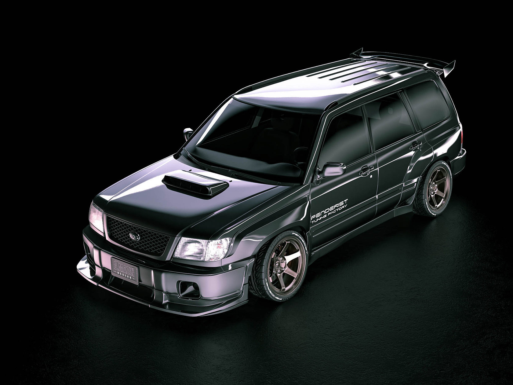 Top Spoiler v2 SUBARU FORESTER SF5/9 97-99