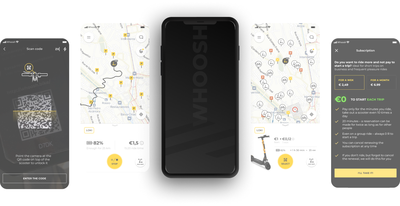 WHOOSH SCOOTER SHARING