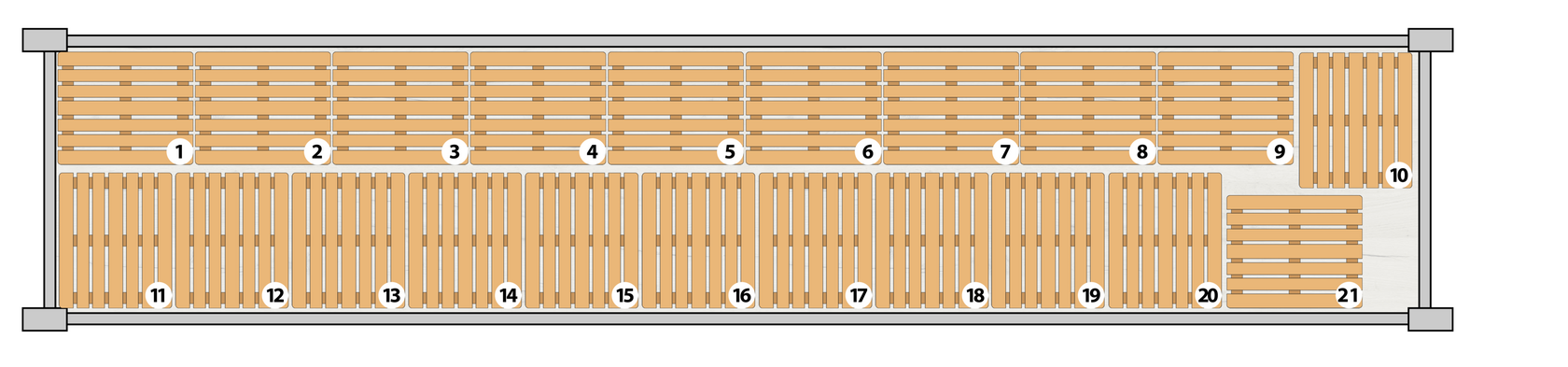 Сколько паллет входит в морские контейнеры 10, 20, 40 и 45 футов ...