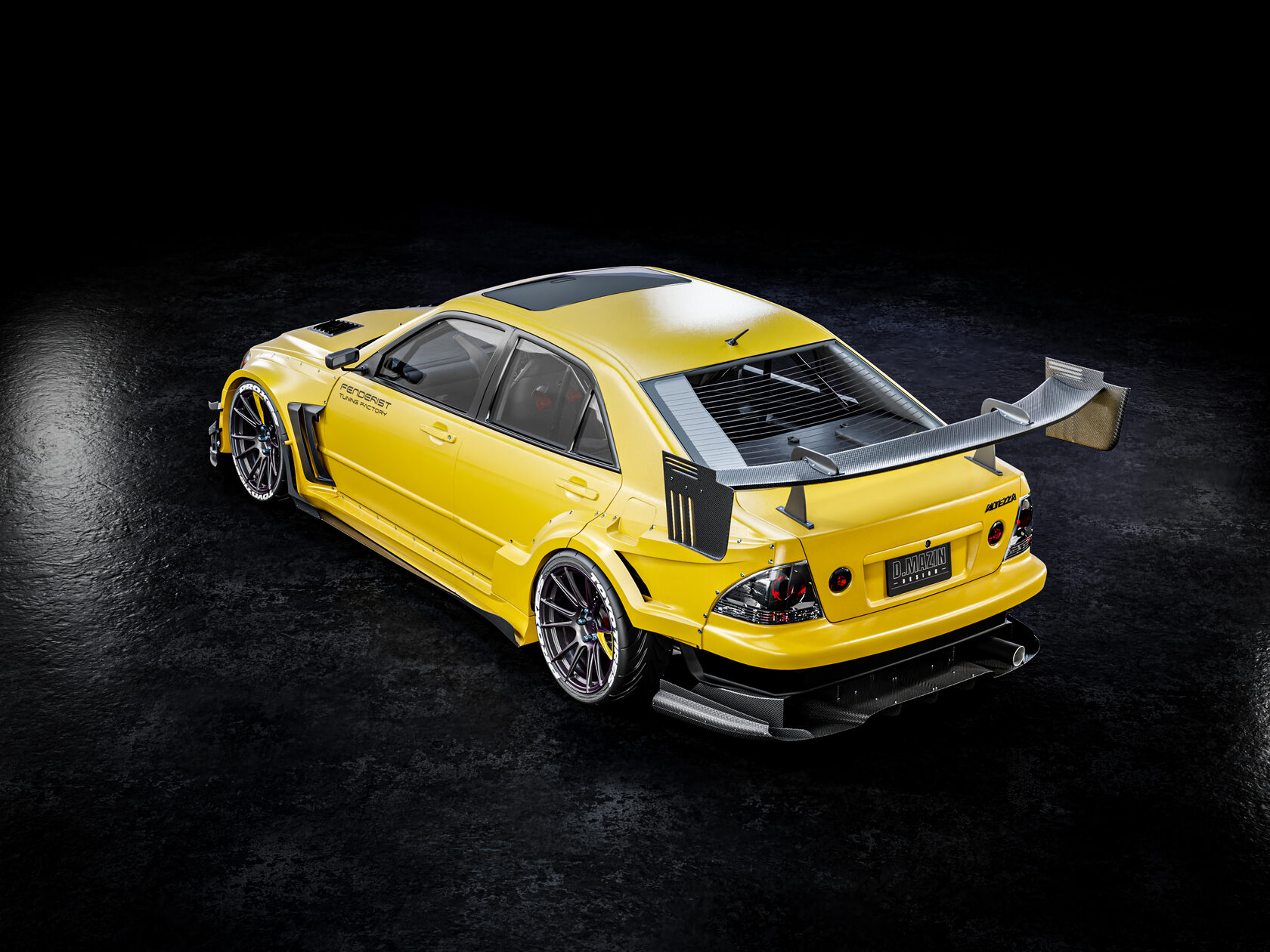 FENDERIST SPEC S DRIFT Spec 60mm / WIDE BODY KIT FENDER FLARES SET ...