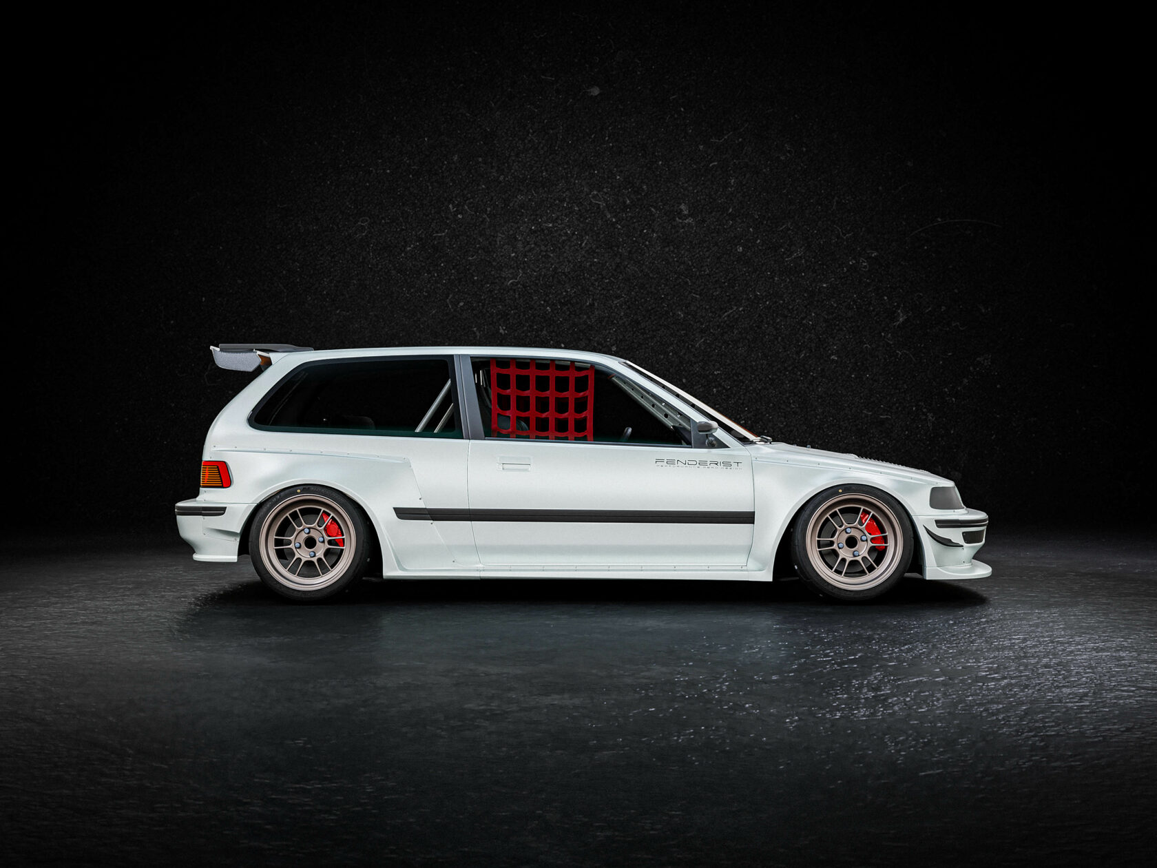 FENDERIST SPEC S Fender Flares Set / WIDE BODY KIT HONDA CIVIC EF 1987-1991