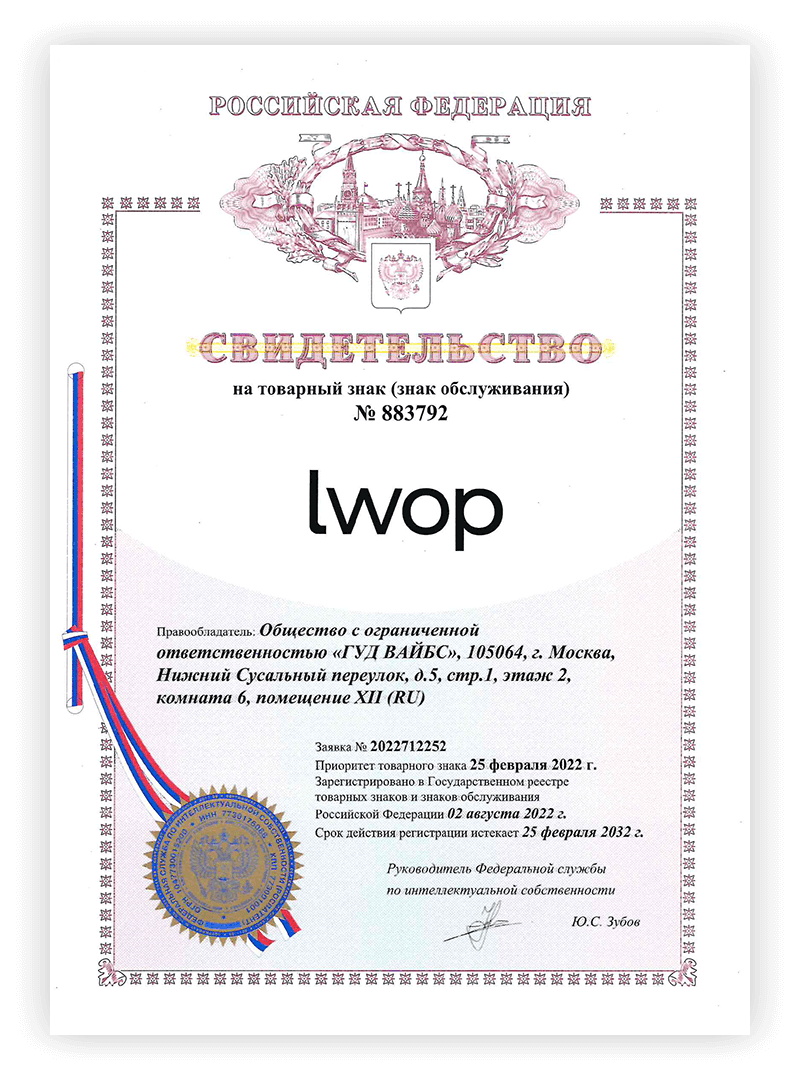 LWOP — Шоурум