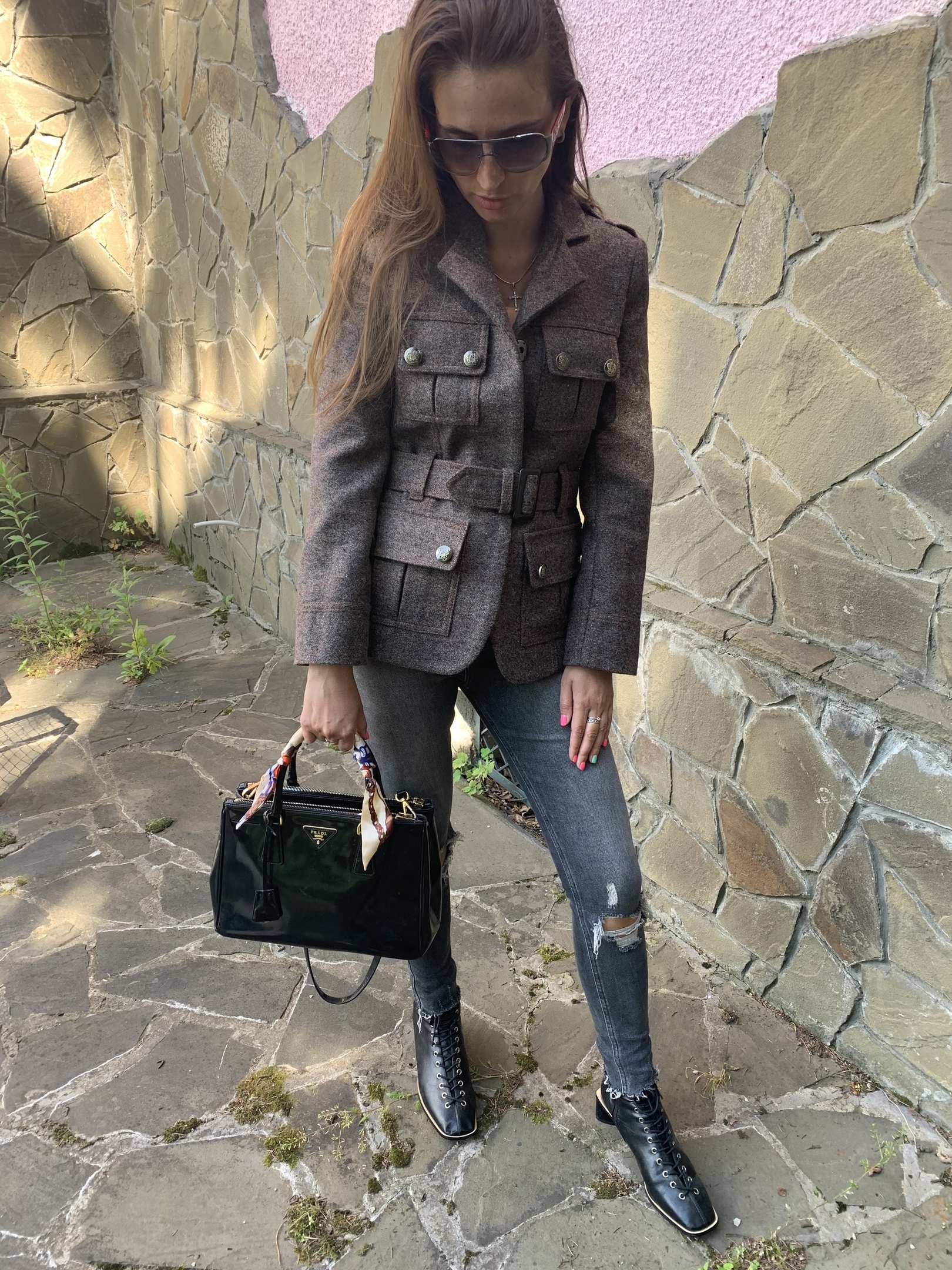 Жакет "Сафари" из 100% шерсти