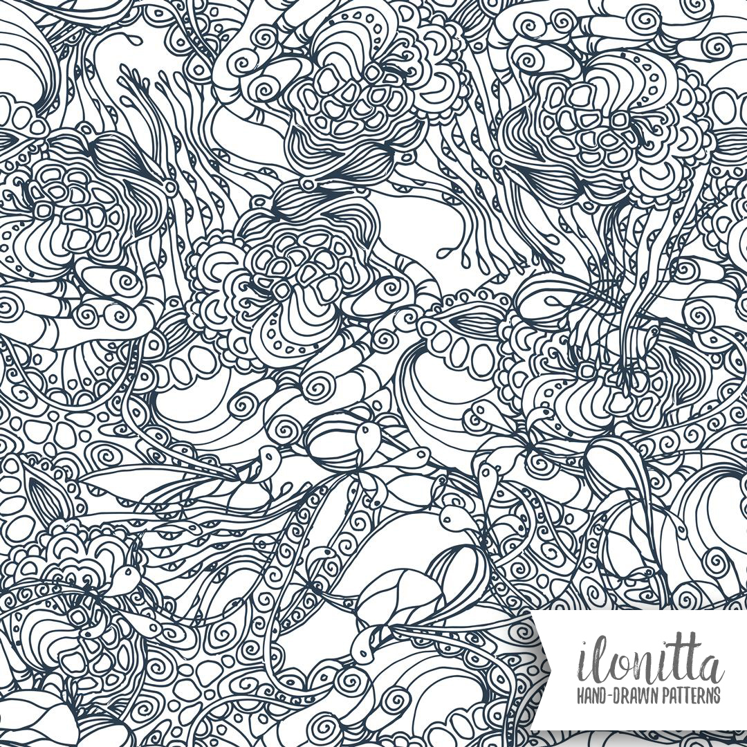 Ilona Repkina ilonitta. Patterns and Illustrations