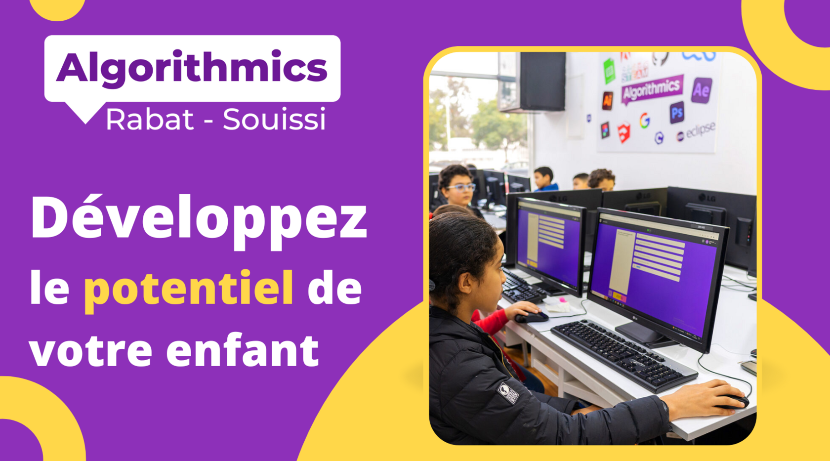 Algorithmics Rabat Souissi | École n°1 de programmation