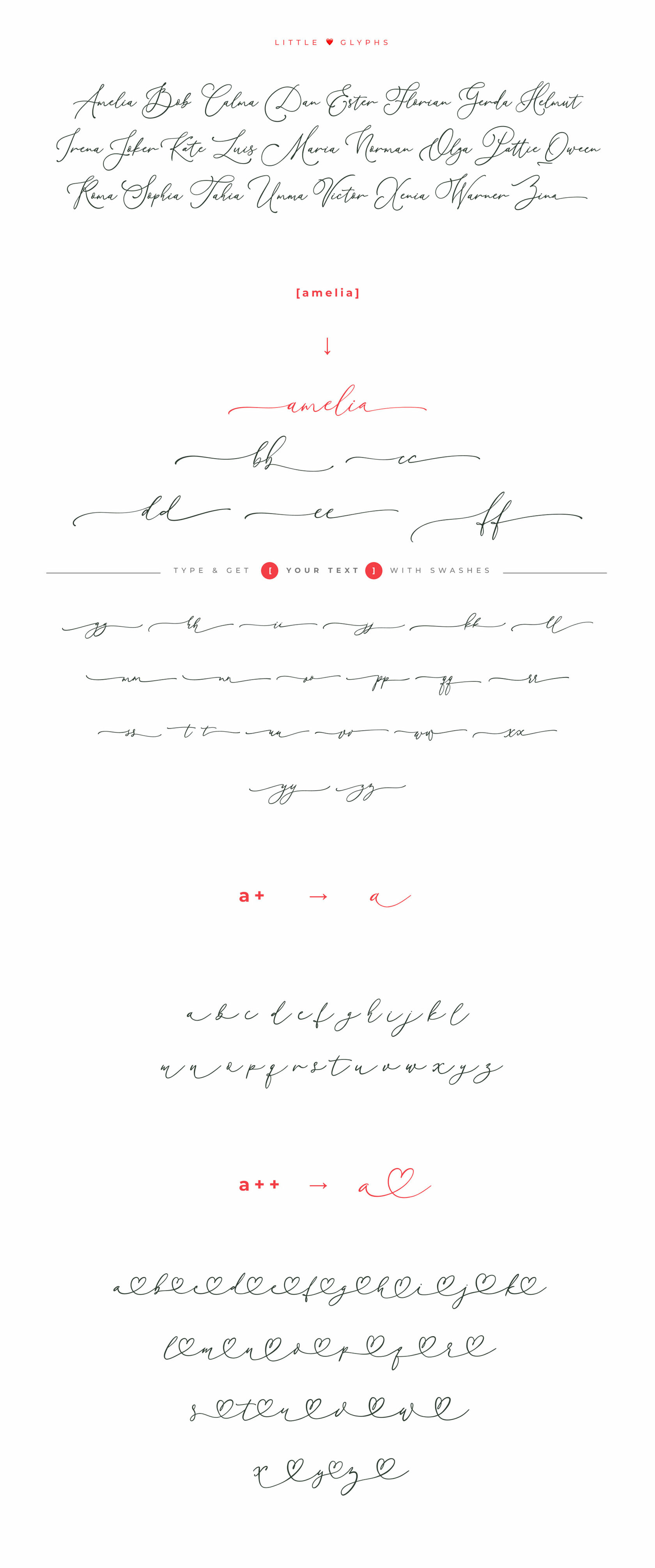 Little Love Font | Script Fonts - Blessed Print