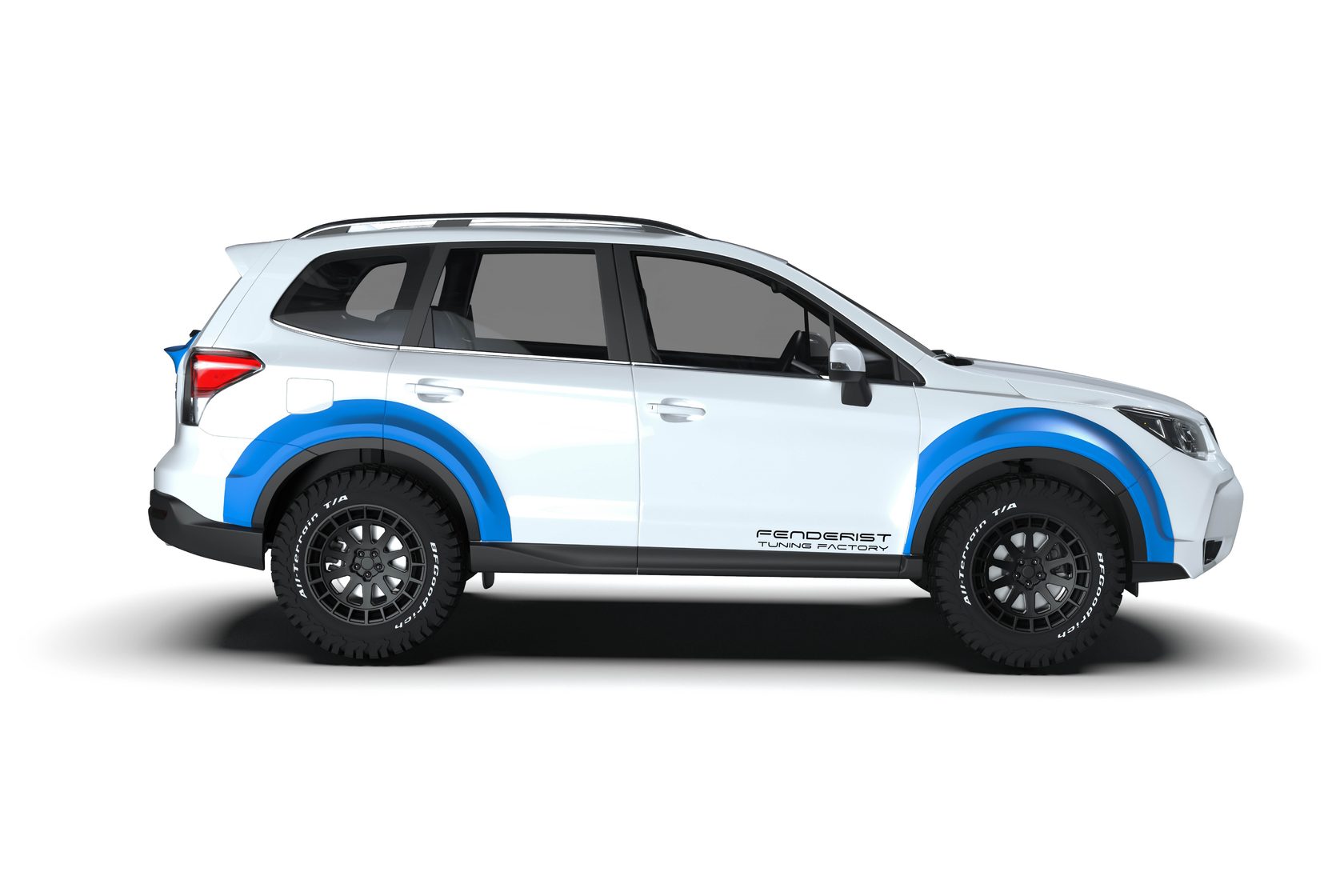 Fender Flares Set / Wide Body Kit Active Vacation SUBARU FORESTER SJ 14-18