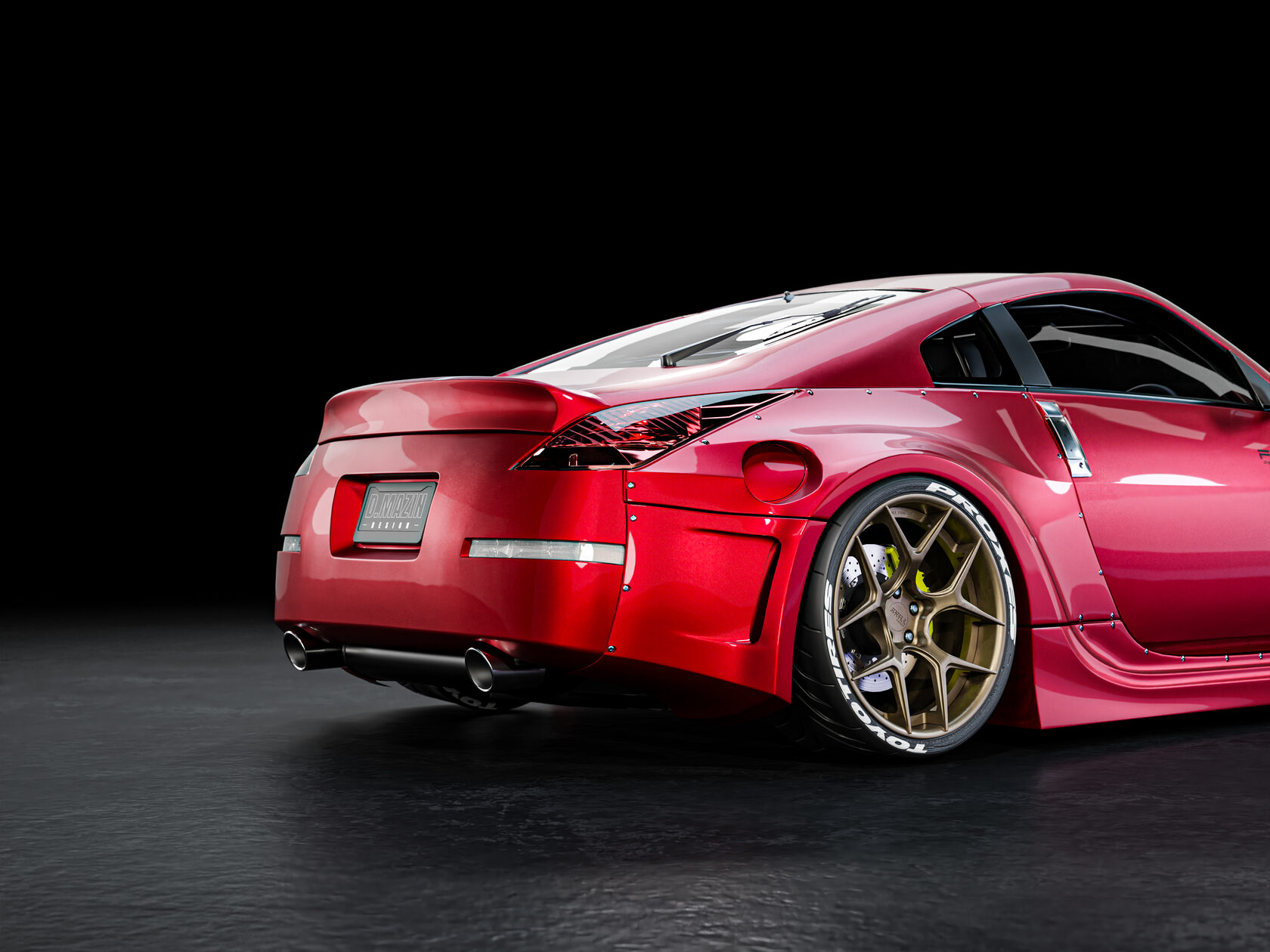 FENDERIST SPEC S FENDER FLARES Set / WIDE BODY KIT NISSAN 350Z ...