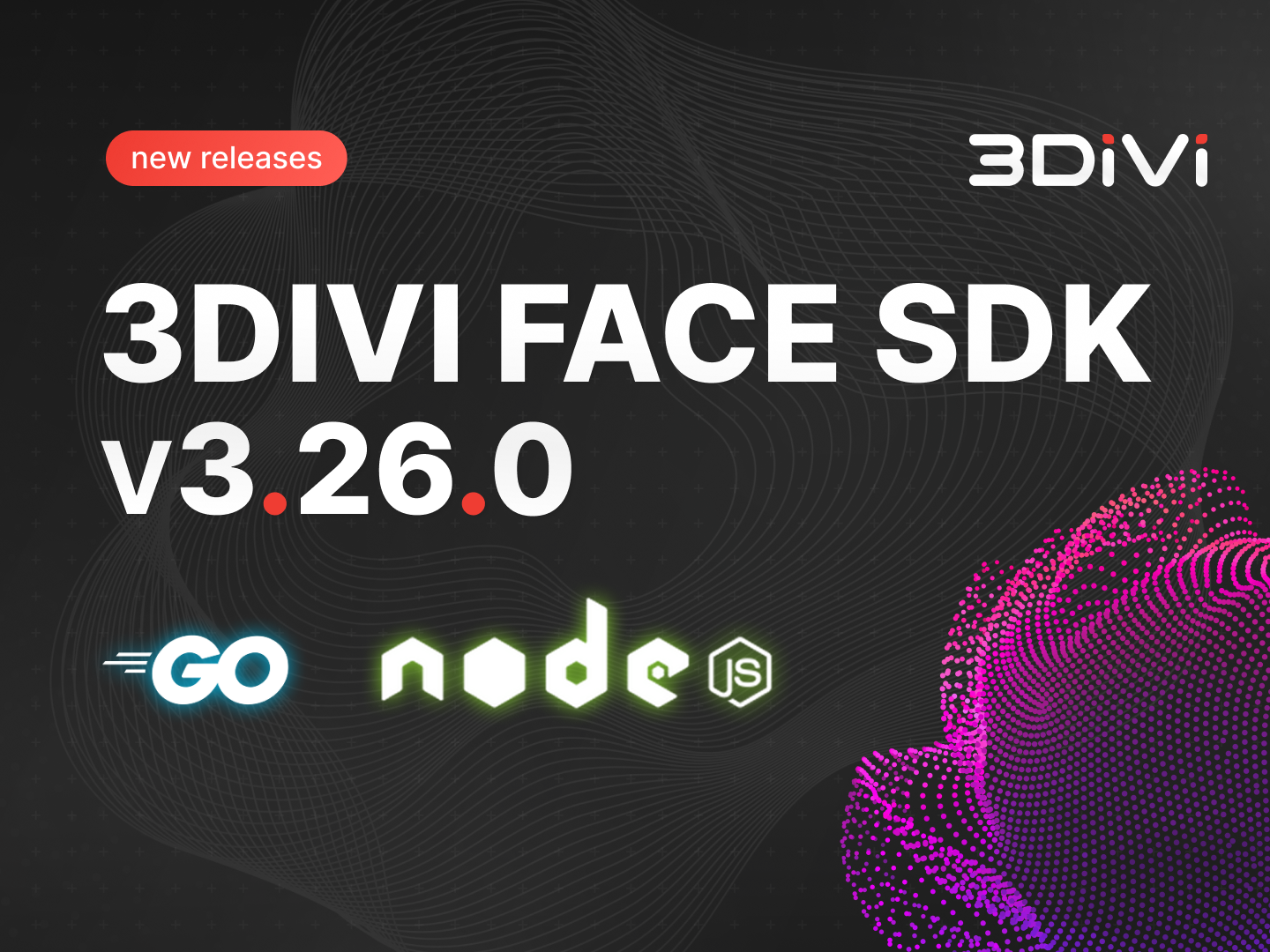 3DiVi Face SDK is Now in Go and NodeJS! What Else is New in v3.26.0