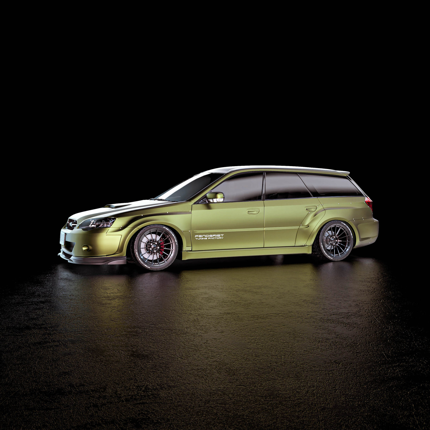 FENDERIST SPEC S Fender Flares / WIDE BODY KIT SUBARU Legacy Wagon Type ...