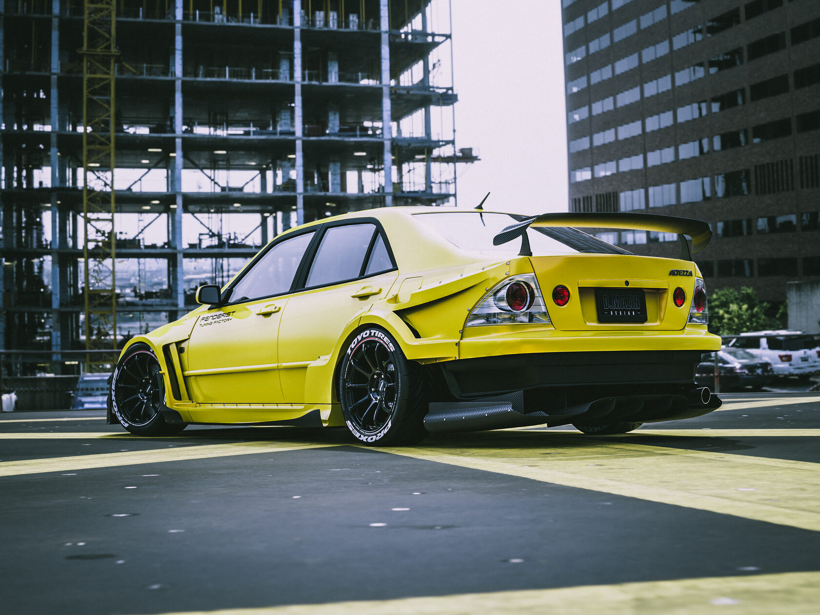 Full FENDERIST SPEC R DRIFT kit / WIDE BODY KIT TOYOTA ALTEZZA / LEXUS ...