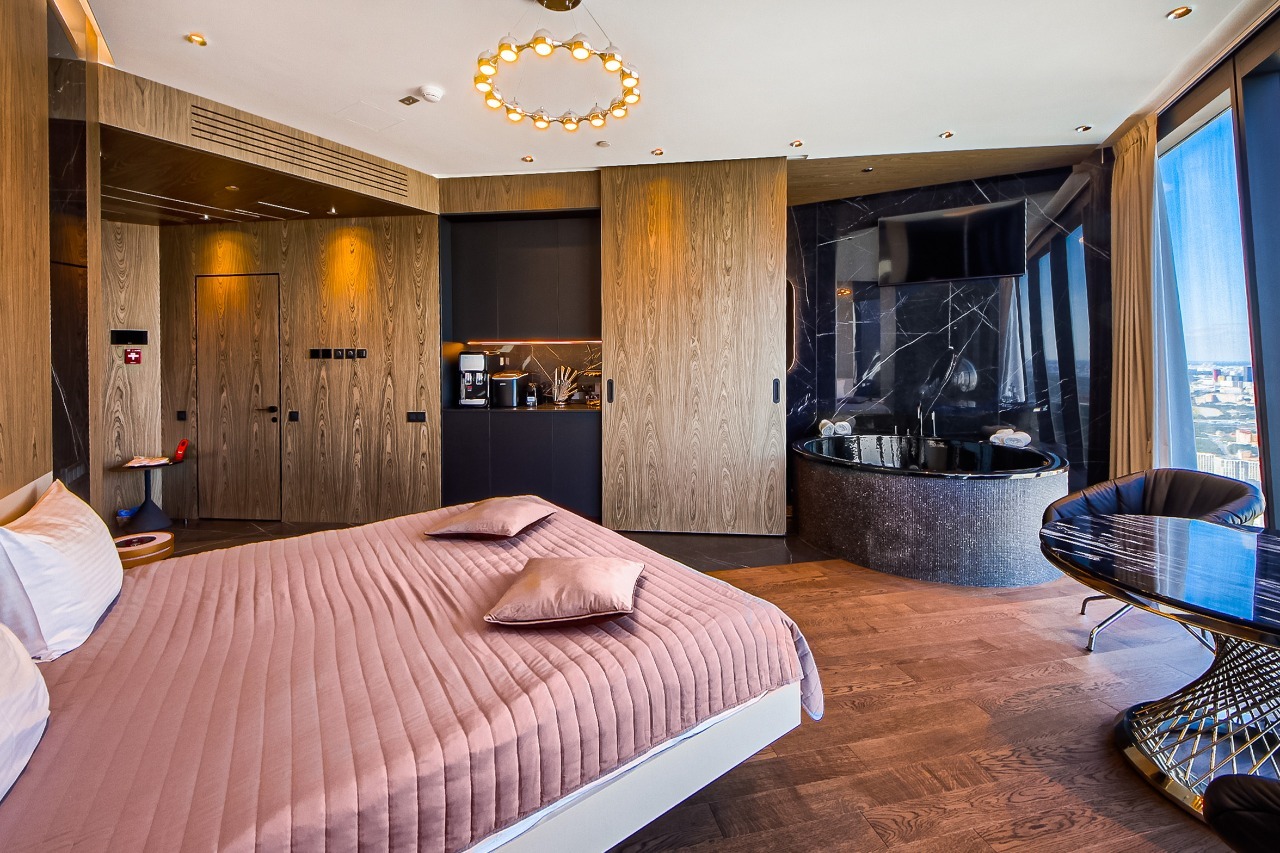 Аренда апартаментов Sky Fancy Studio в Москва Сити на сутки или ночь ...