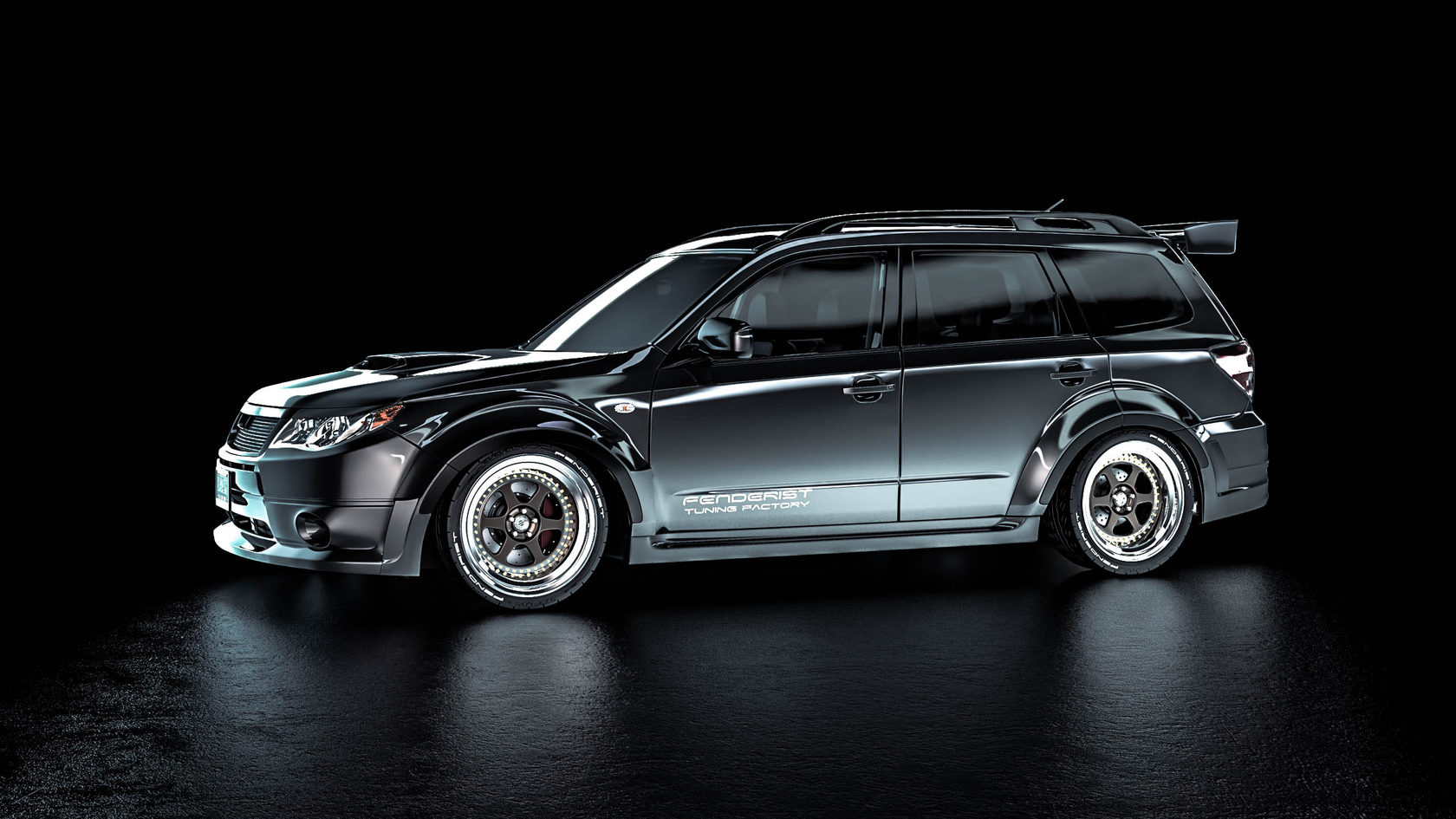 FENDERIST SPEC S Fender Flares Set vs Lips / WIDE BODY KIT SUBARU ...