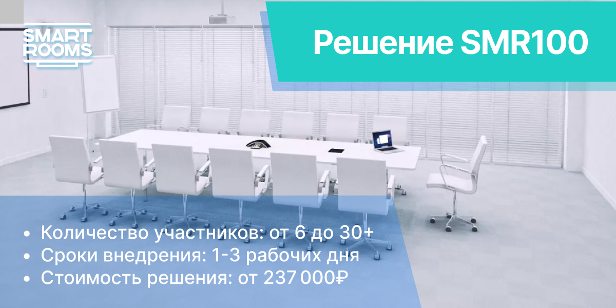 Решение SMR100 – SMART ROOMS