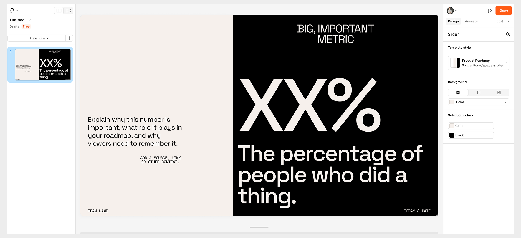 Cómo crear una presentación en Figma Slides