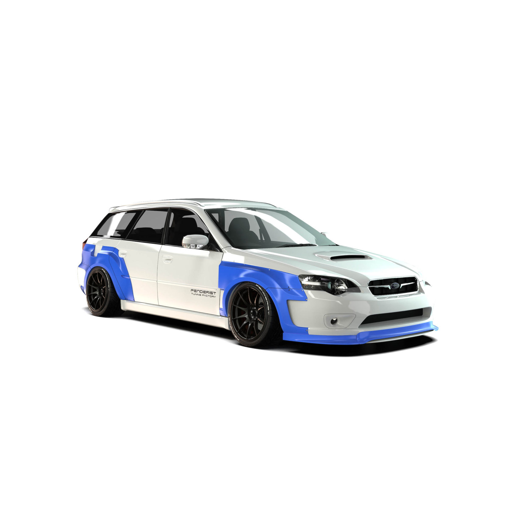 Front splitter SUBARU Legacy Wagon 03-06