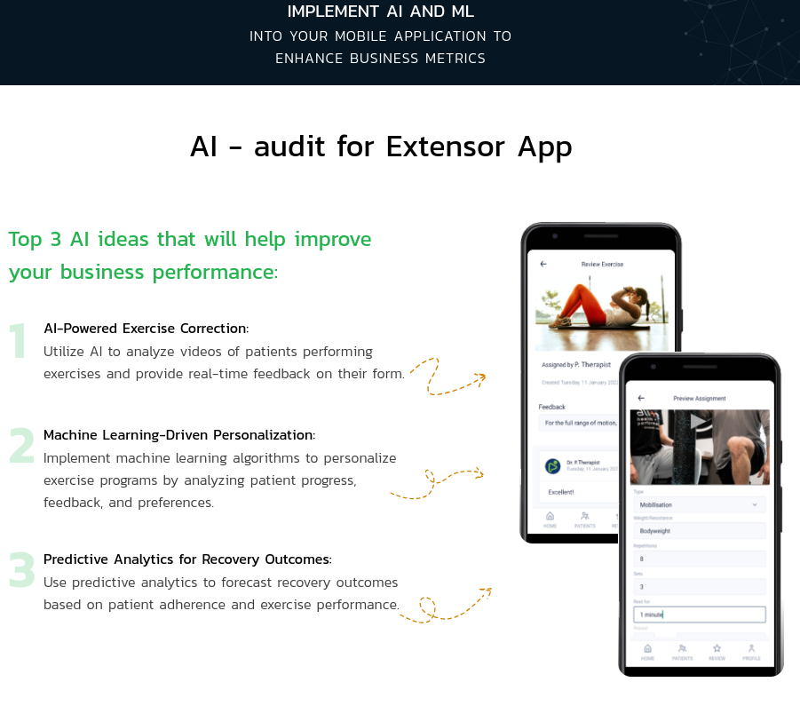 AI - audit Extensor: The Physio App