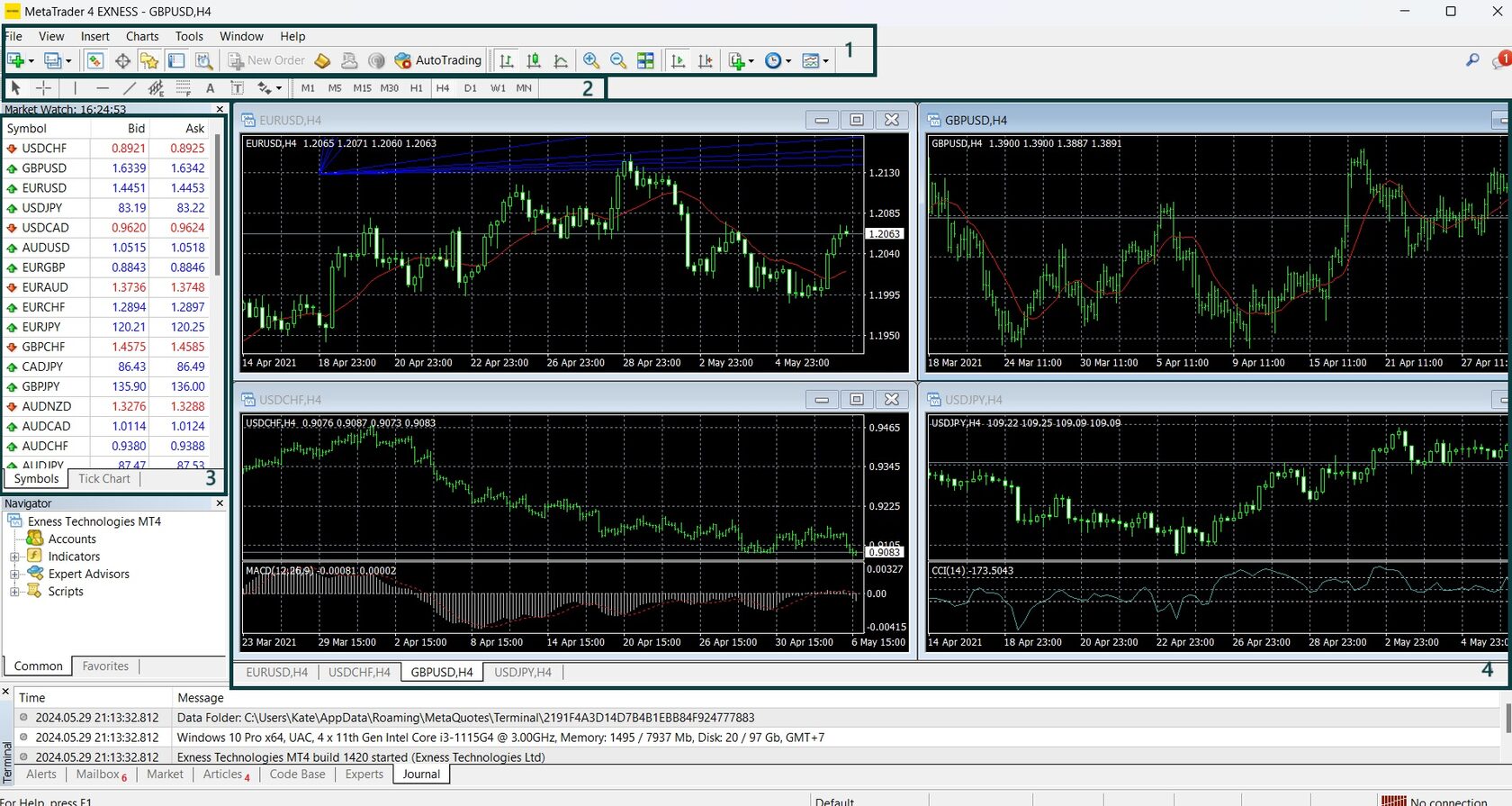 Exness MT4 ⚡ ดาวน์โหลดโปรแกรม MT4 สำหรับ PC ง่าย ๆ